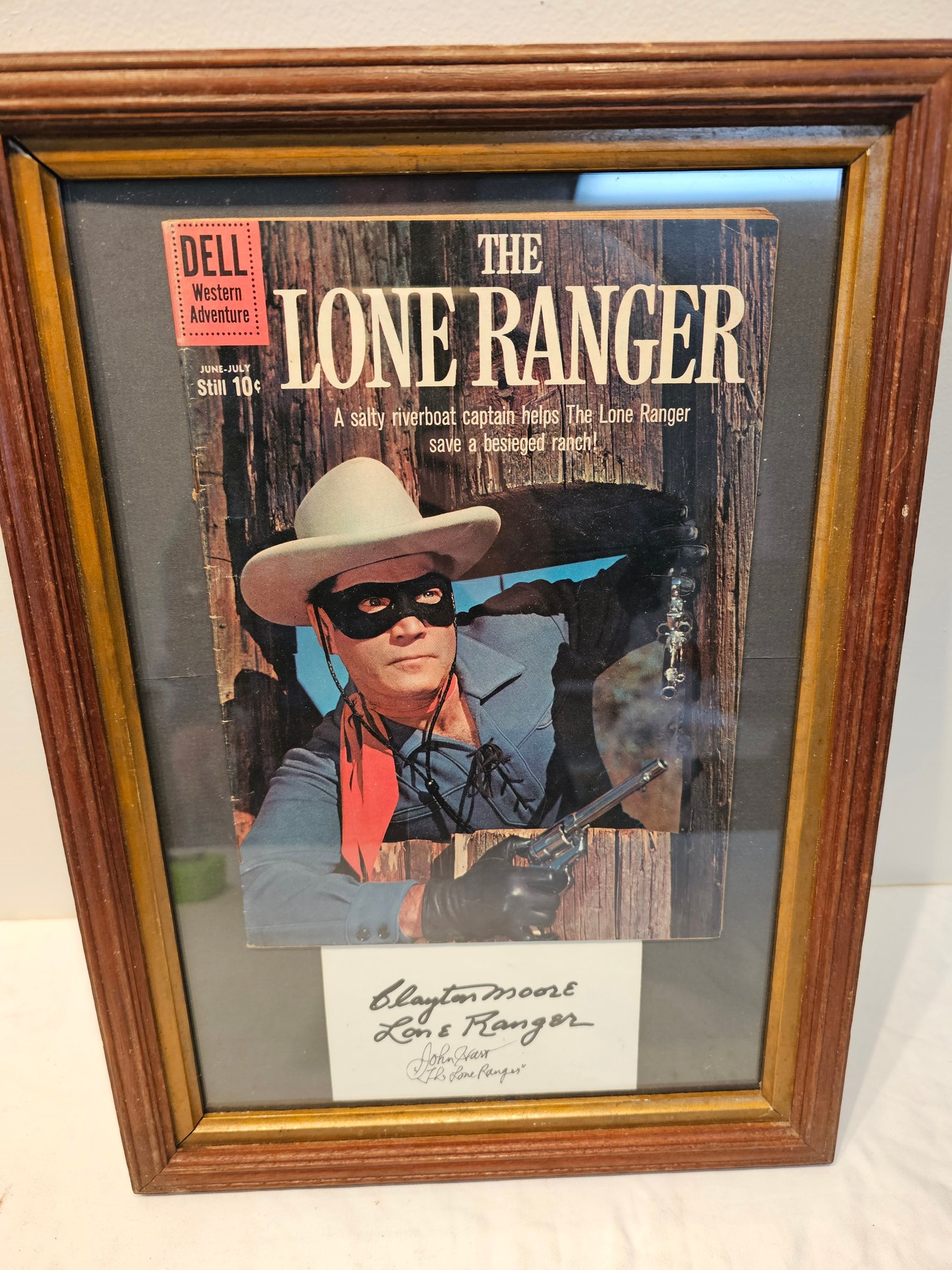 Lone Ranger Comic With Autograph From Clayton Moore And John Hart #4562 ...