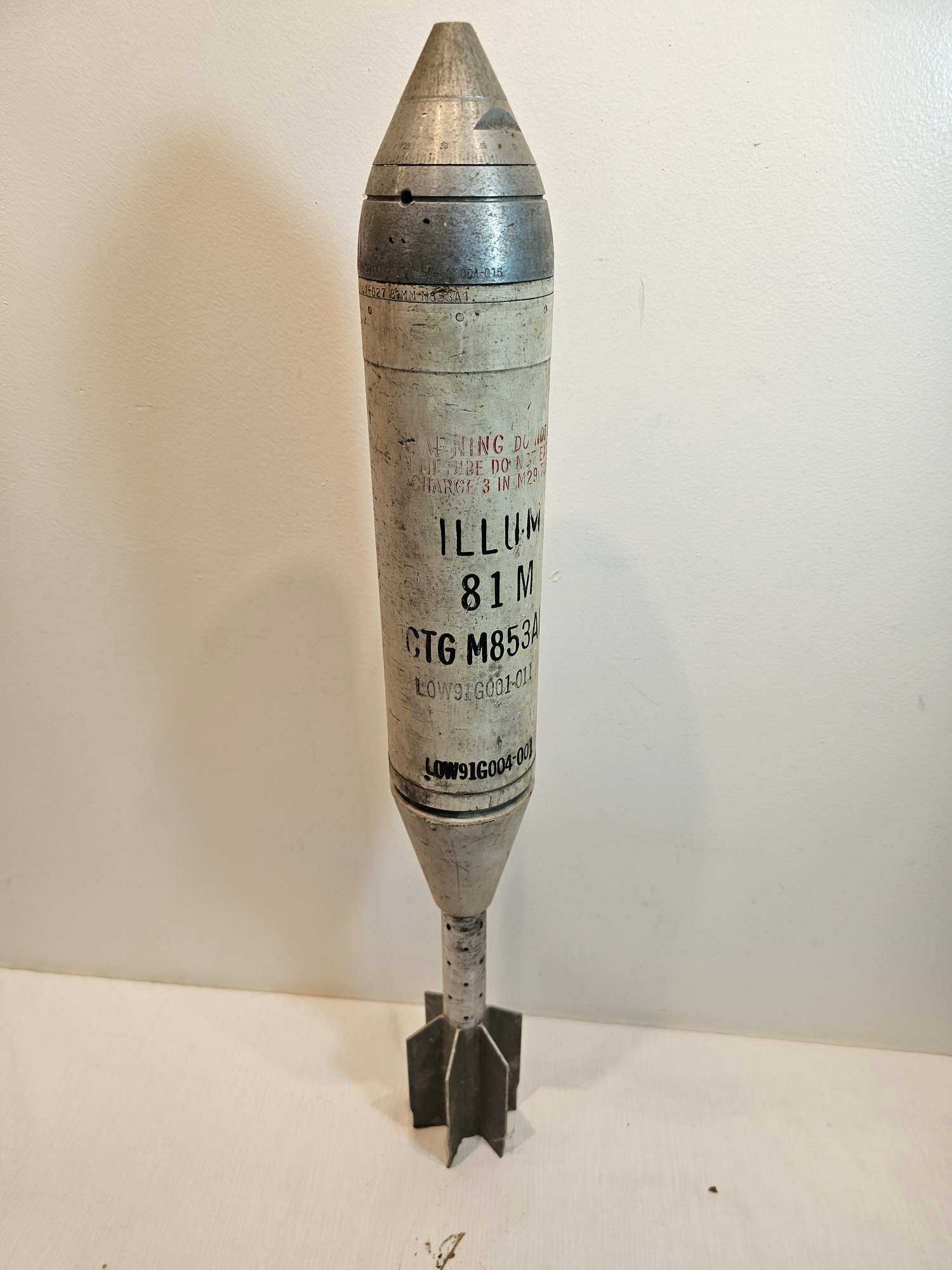 Inert 81mm Mortar Rocket #6761 | Auctionninja.com
