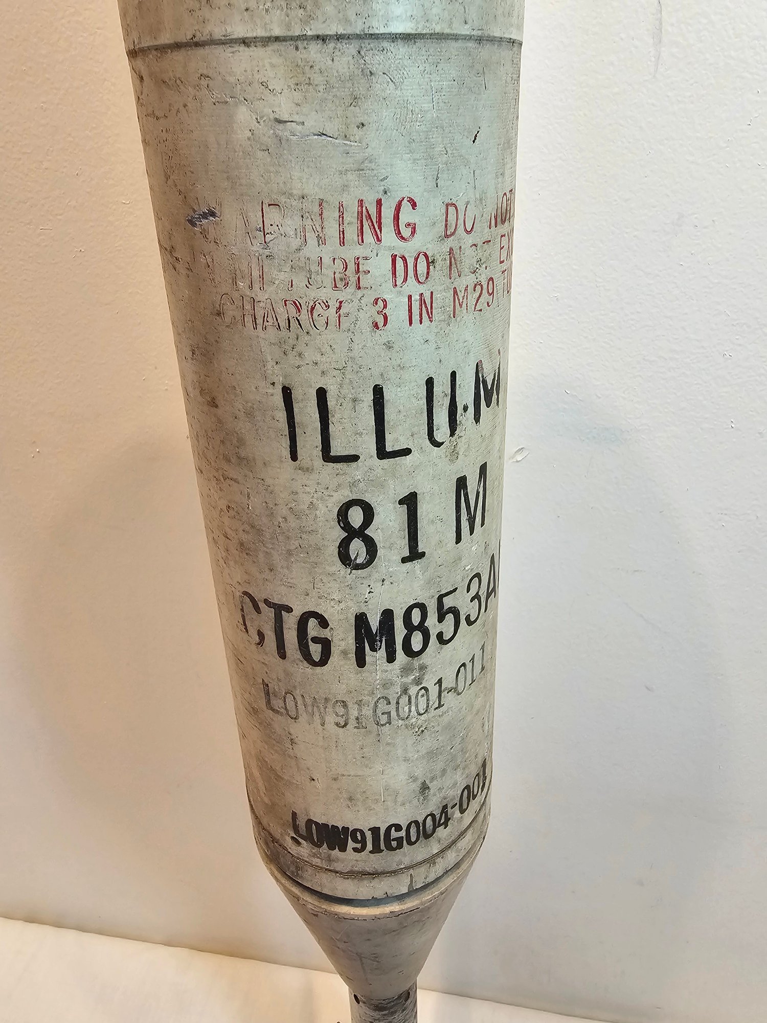Inert 81mm Mortar Rocket #6761 | Auctionninja.com