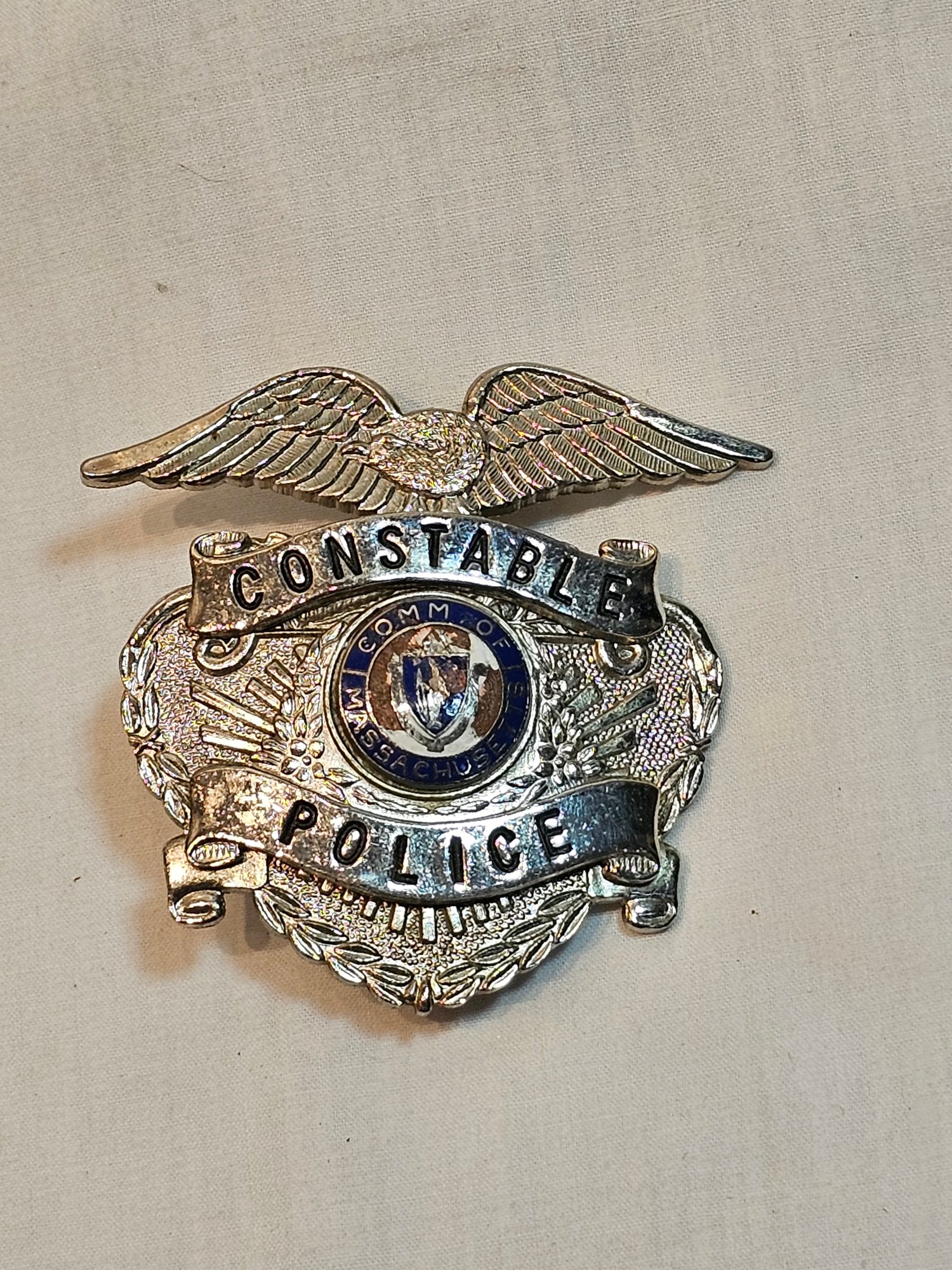Massachusetts Constables Badge #6935 | Auctionninja.com