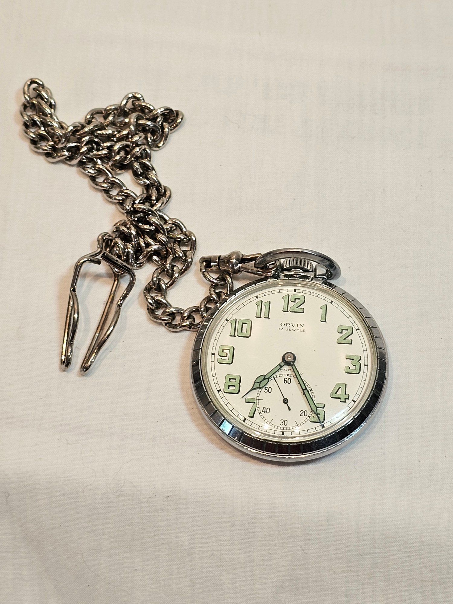 Orvin Pocket Watch #7141 | Auctionninja.com
