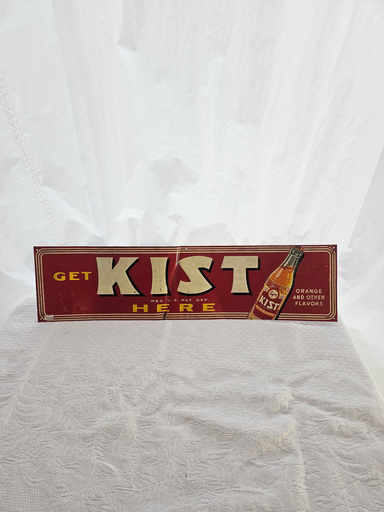 Kist Metal Soda Sign #9411 | Auctionninja.com