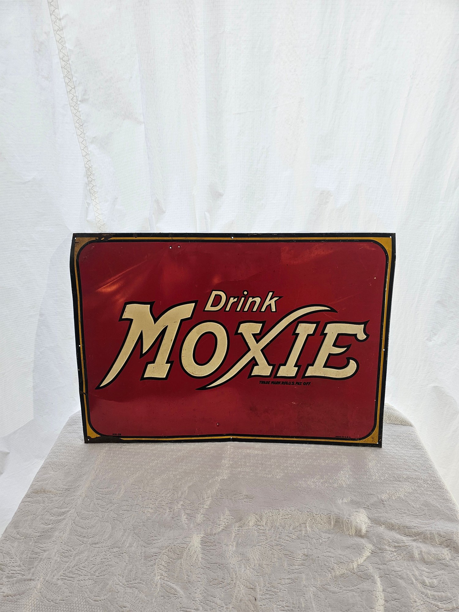 Moxie Metal Sign #9412 | Auctionninja.com