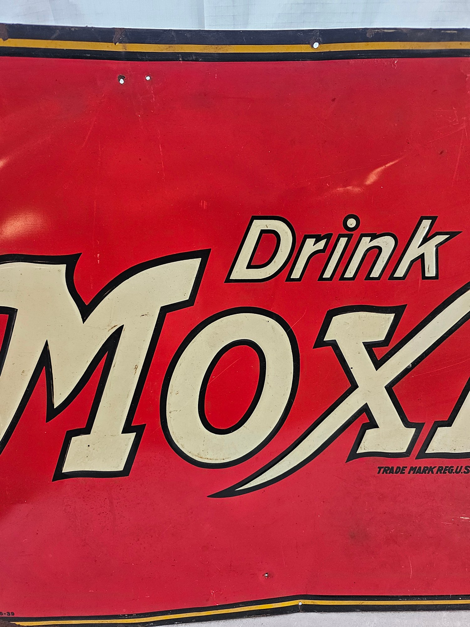 Moxie Metal Sign #9412 | Auctionninja.com