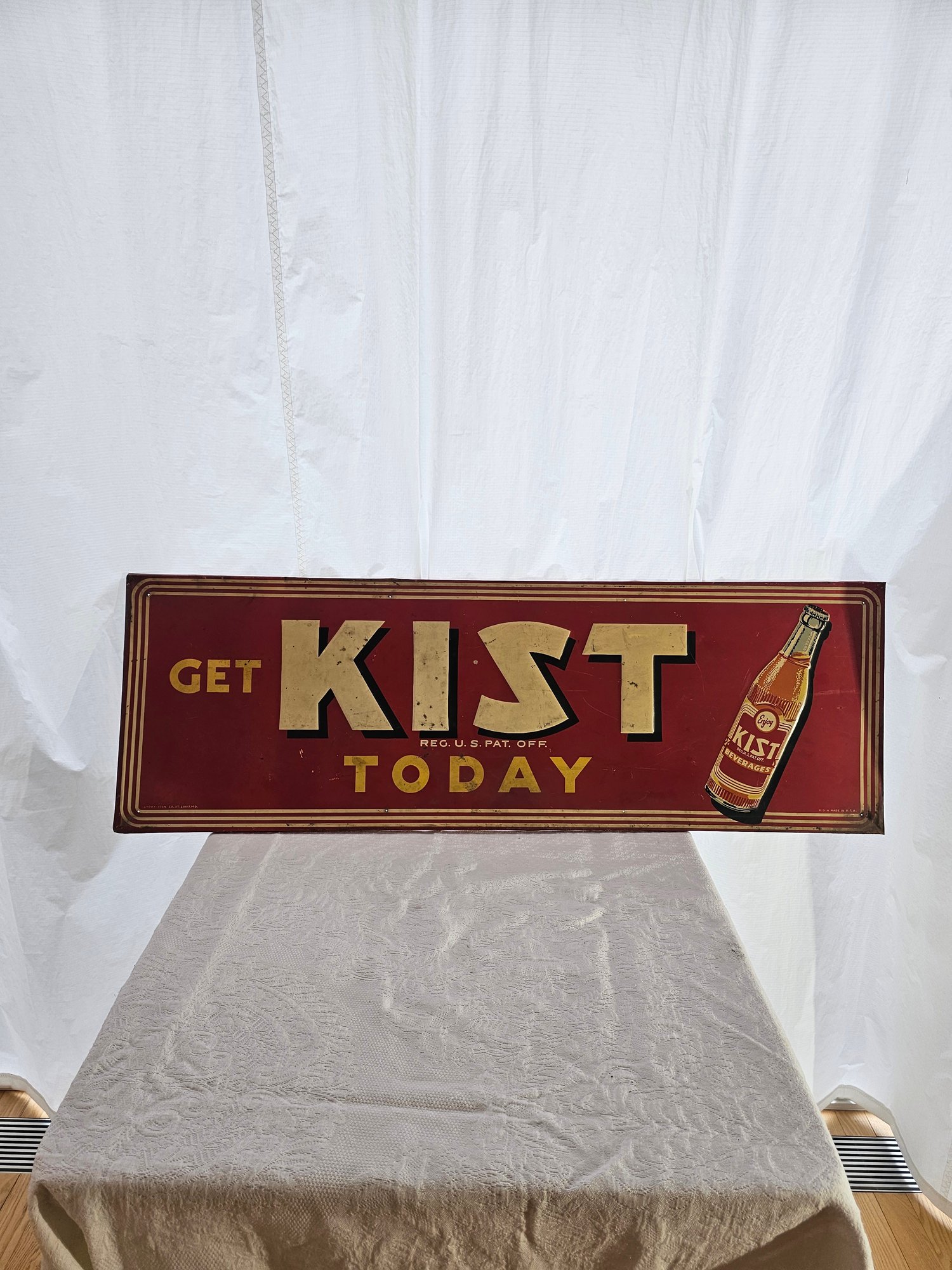 Kist Soda Metal Sign #9414 | Auctionninja.com