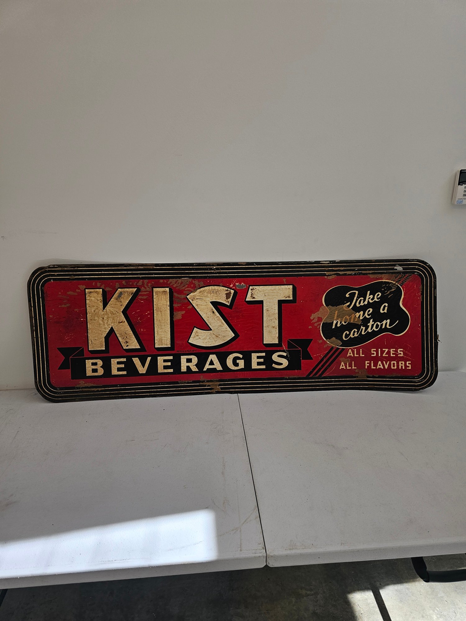 Kist Metal Soda Sign #9733 | Auctionninja.com