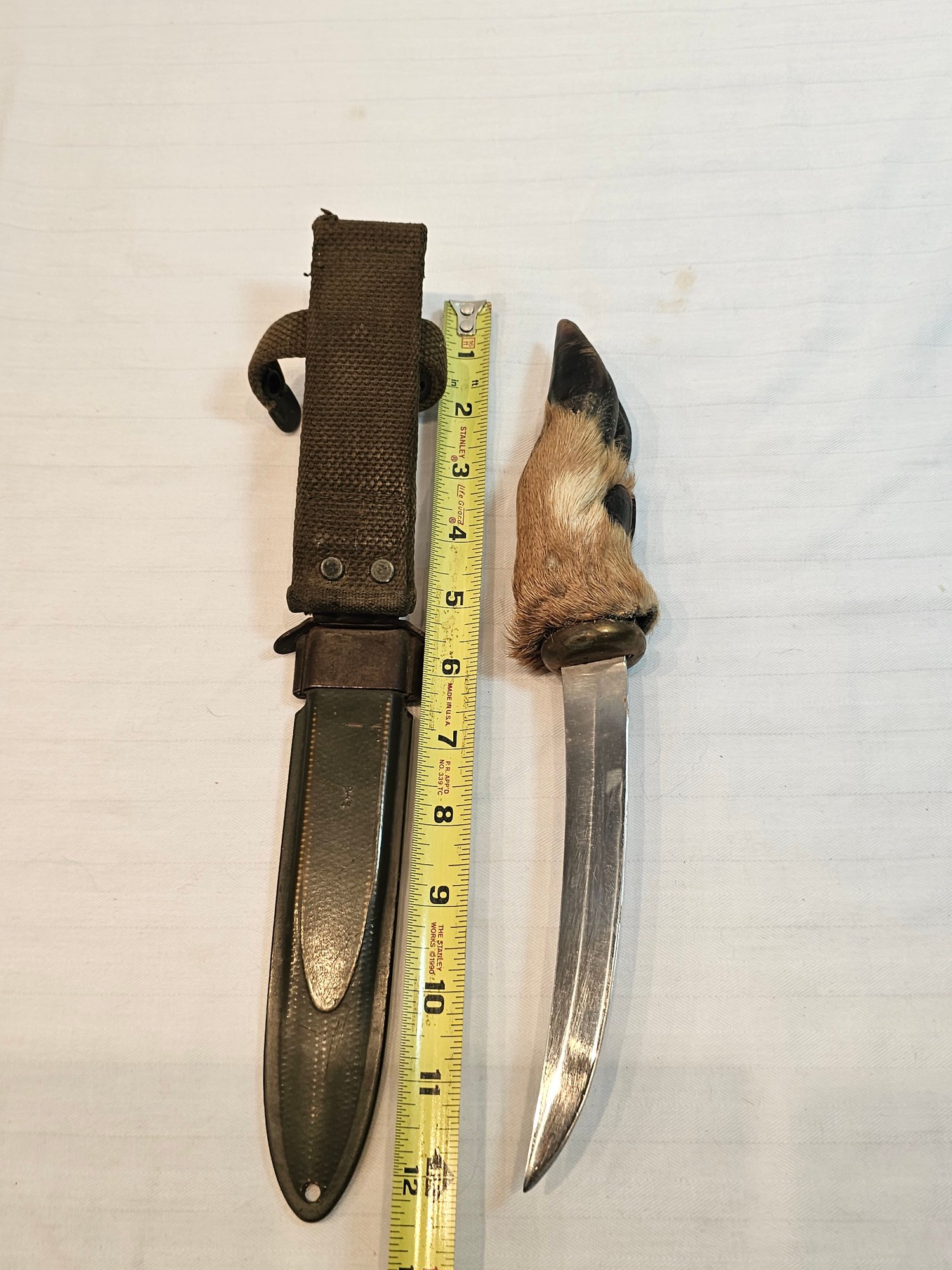 Homemade Hunting Knife With Sheath #9928 | Auctionninja.com