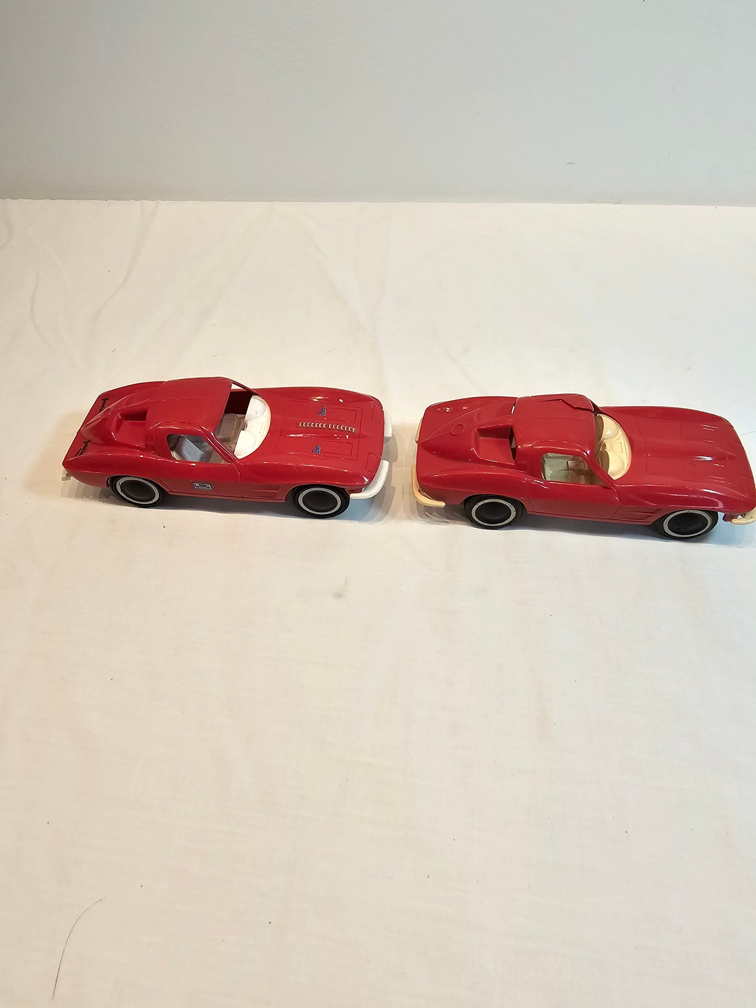 Pair Of Tonka Toys Red Plastic Corvettes #10561 | Auctionninja.com