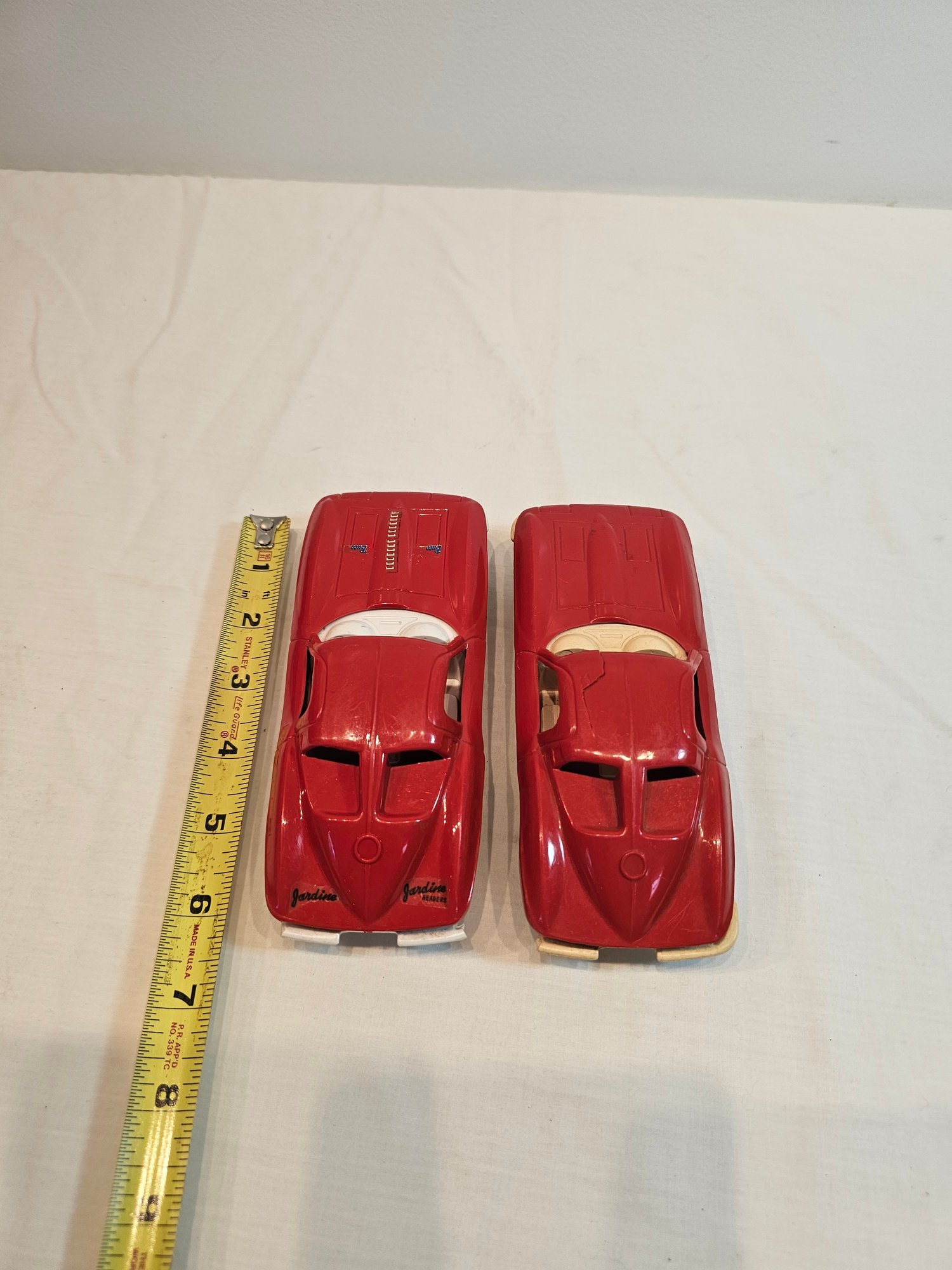 Pair Of Tonka Toys Red Plastic Corvettes #10561 | Auctionninja.com