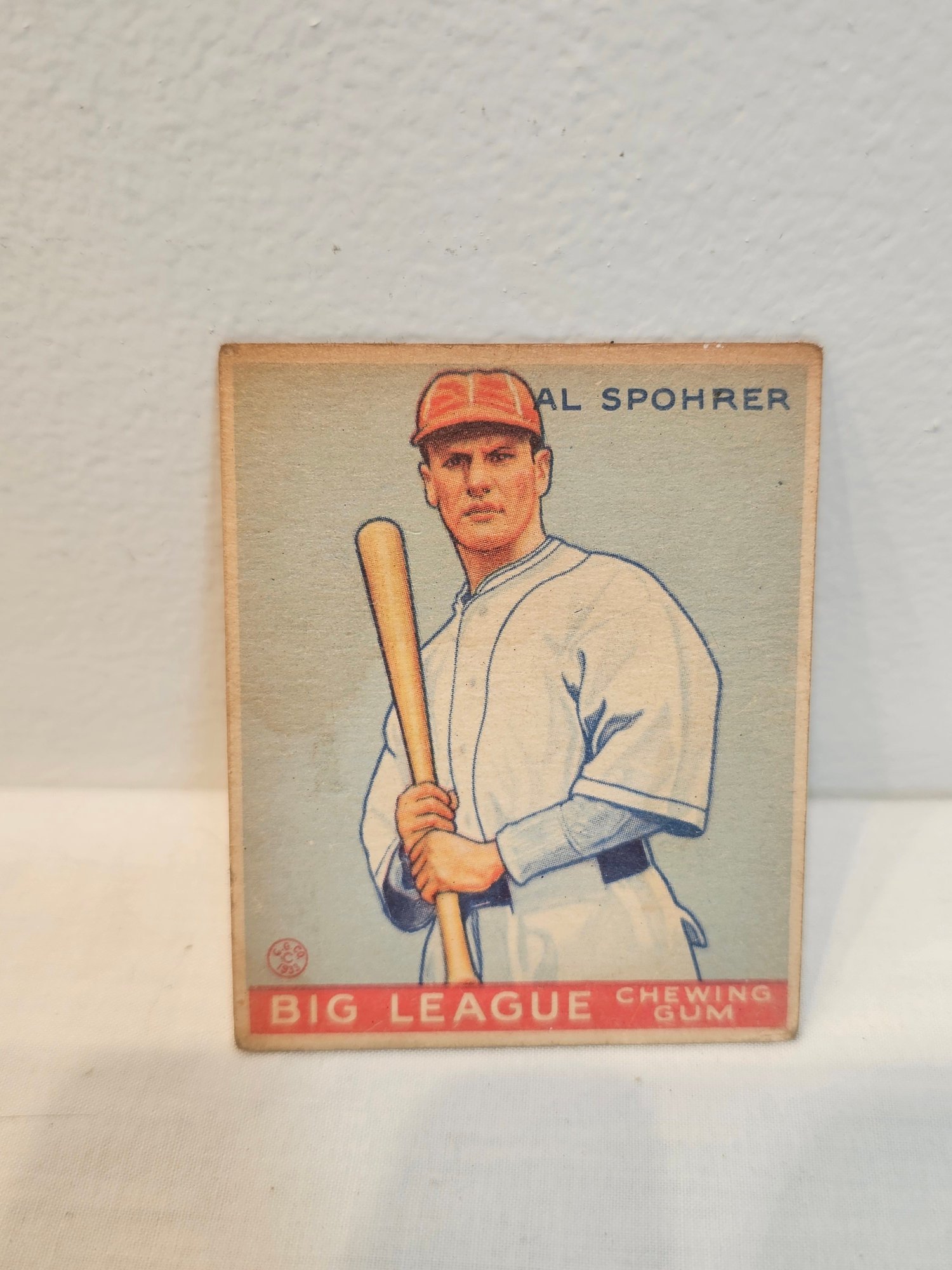 1933 Goudey Al Spohrer Baseball Card #11541 | Auctionninja.com