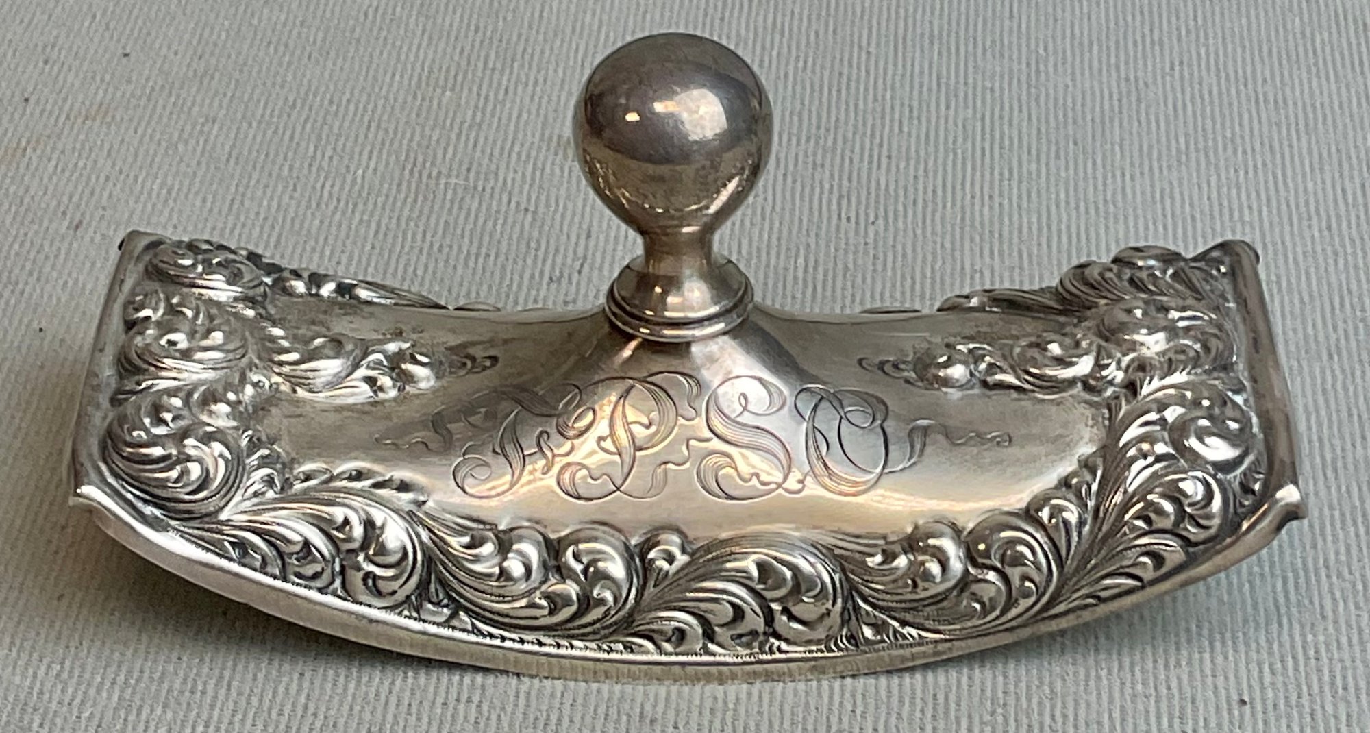 Antique Sterling Silver Ink Blotter #27373 | Auctionninja.com