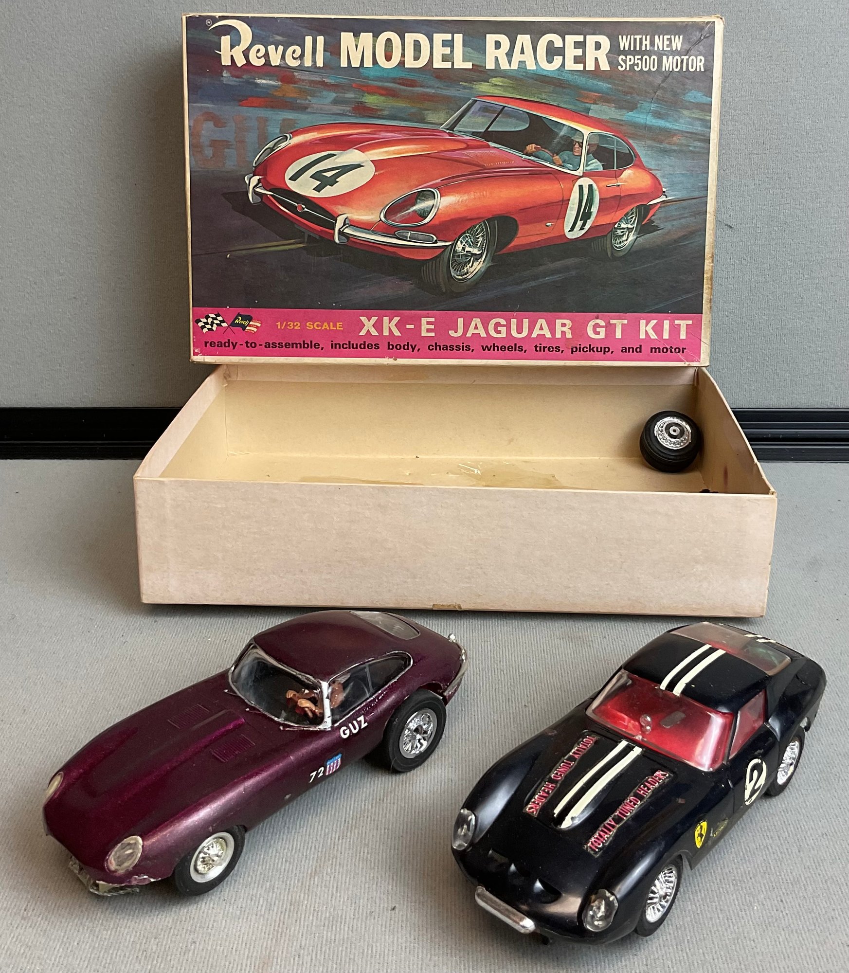 2 Vintage Revell 1/32 Scale Model Slot Car Racers #27396 | Auctionninja.com