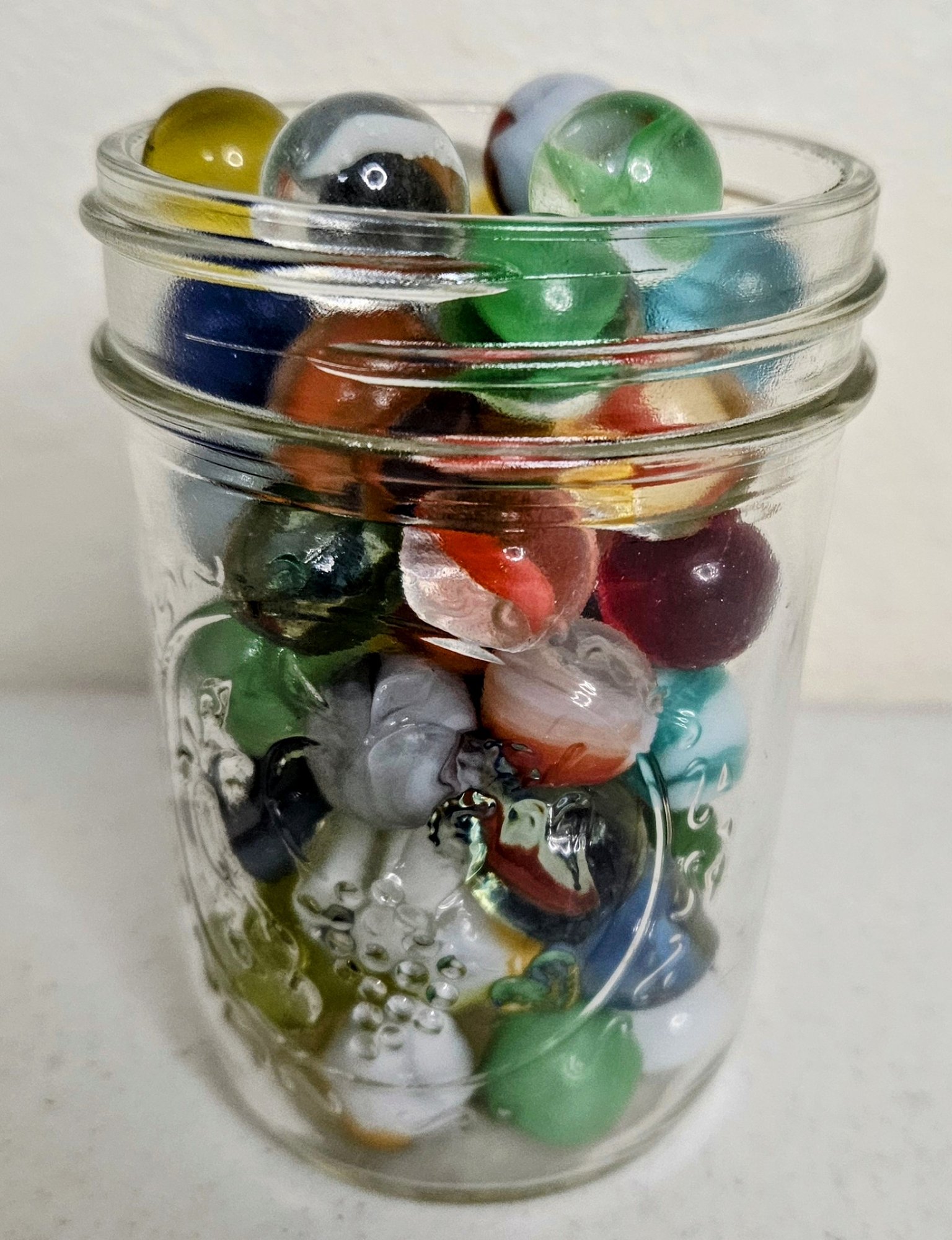 Jar Of Vintage Marbles #21106 | Auctionninja.com