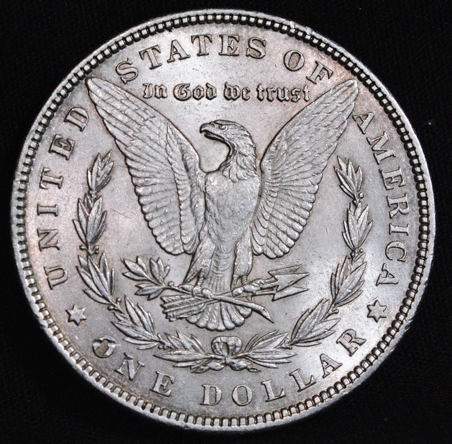 1896 Morgan Silver Dollar GREAT DATE AU Full Chest Feathering! Super ...