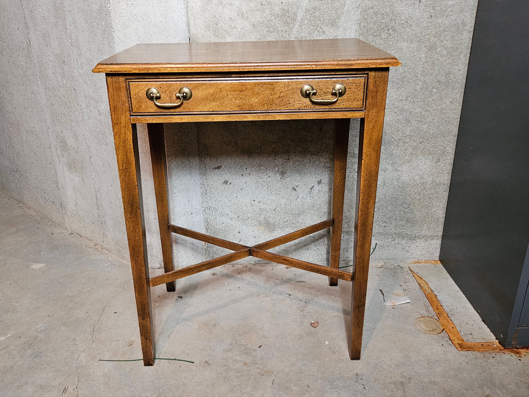 Small Side Table With Drawer, Davis Cabinet Company 22 Wx15dx28 Tall ...