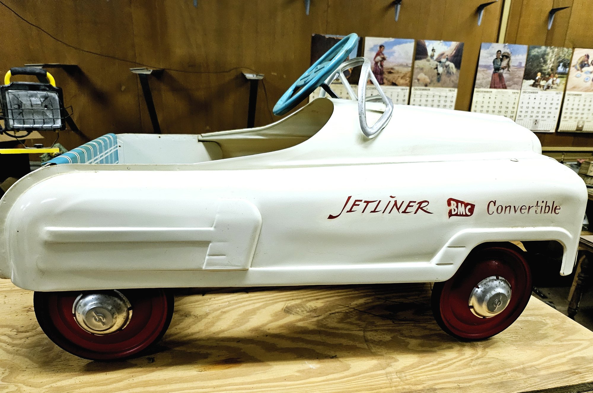 Jetliner BMC Convertible Pedal Car 1950s- Rare #21449 | Auctionninja.com