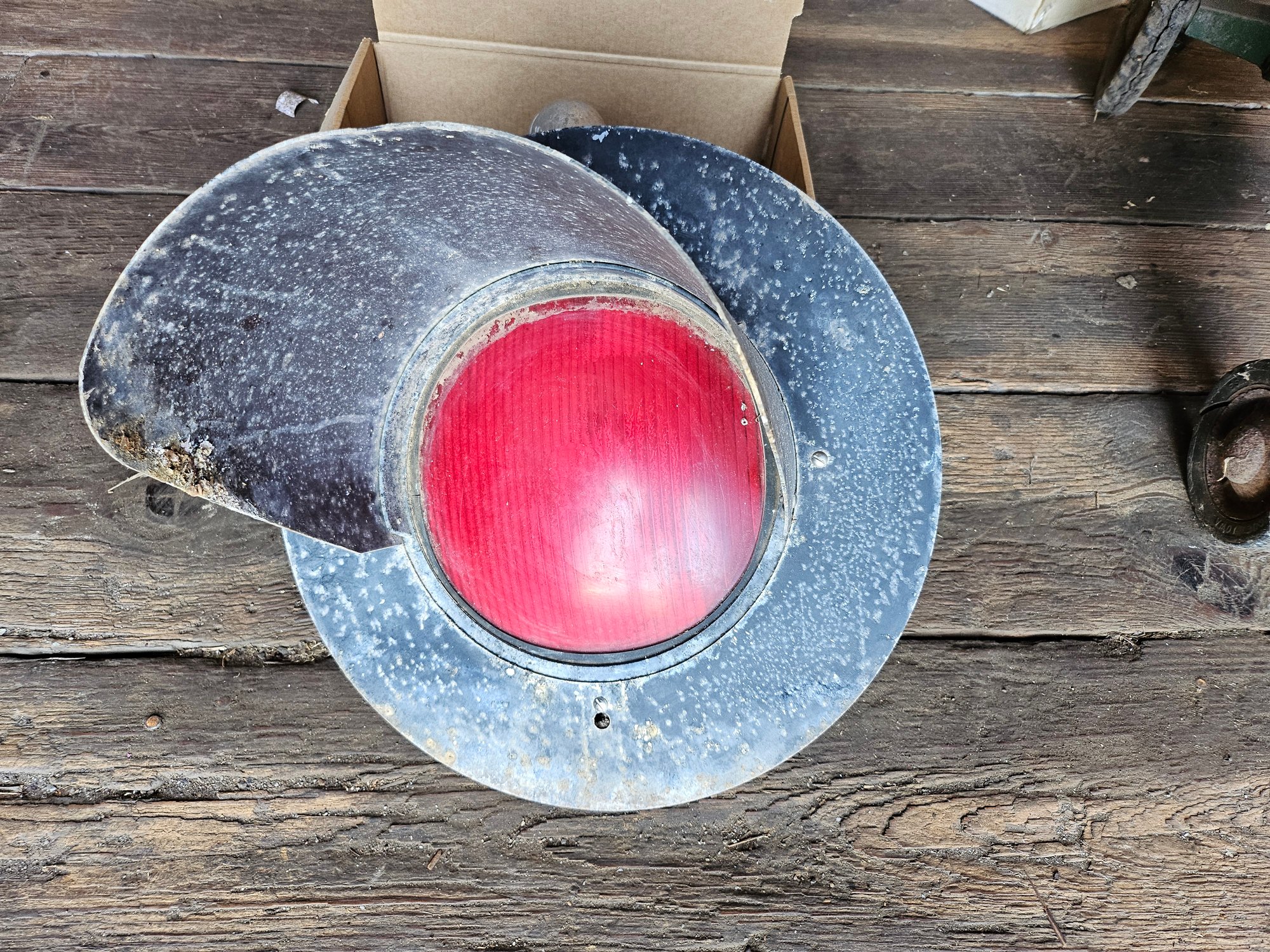 20 In Safe Tran Railroad Signal -light 11 Inch Red Lens #21463 ...