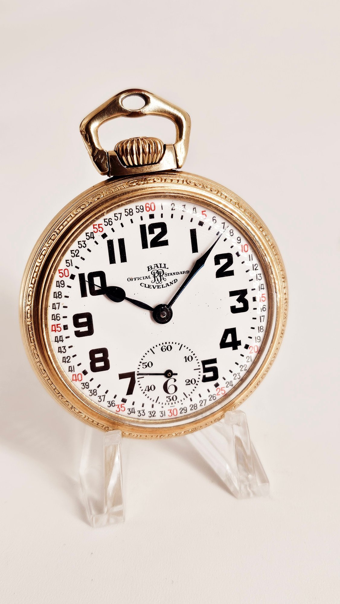 Ball Watch Co. Railroad Grade 21 Jewels 2888, 10K Gold Filled, Movement ...