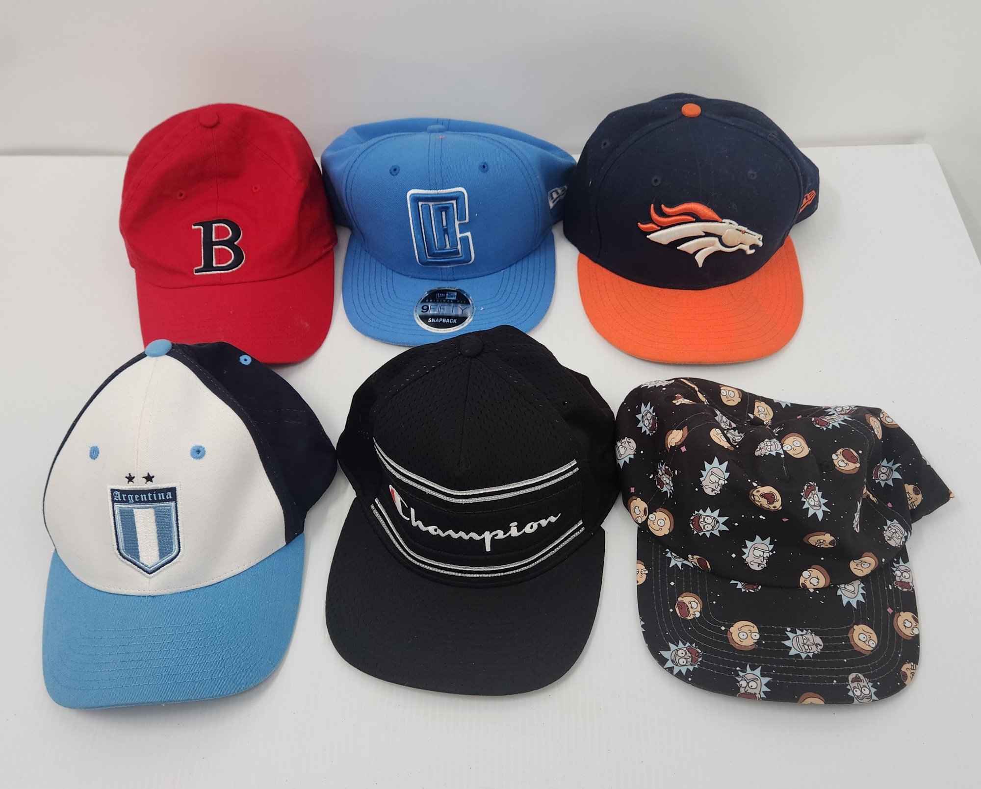 GIANT - 37 Various Baseball Hats Collection Lot - All Sports & Teams ...