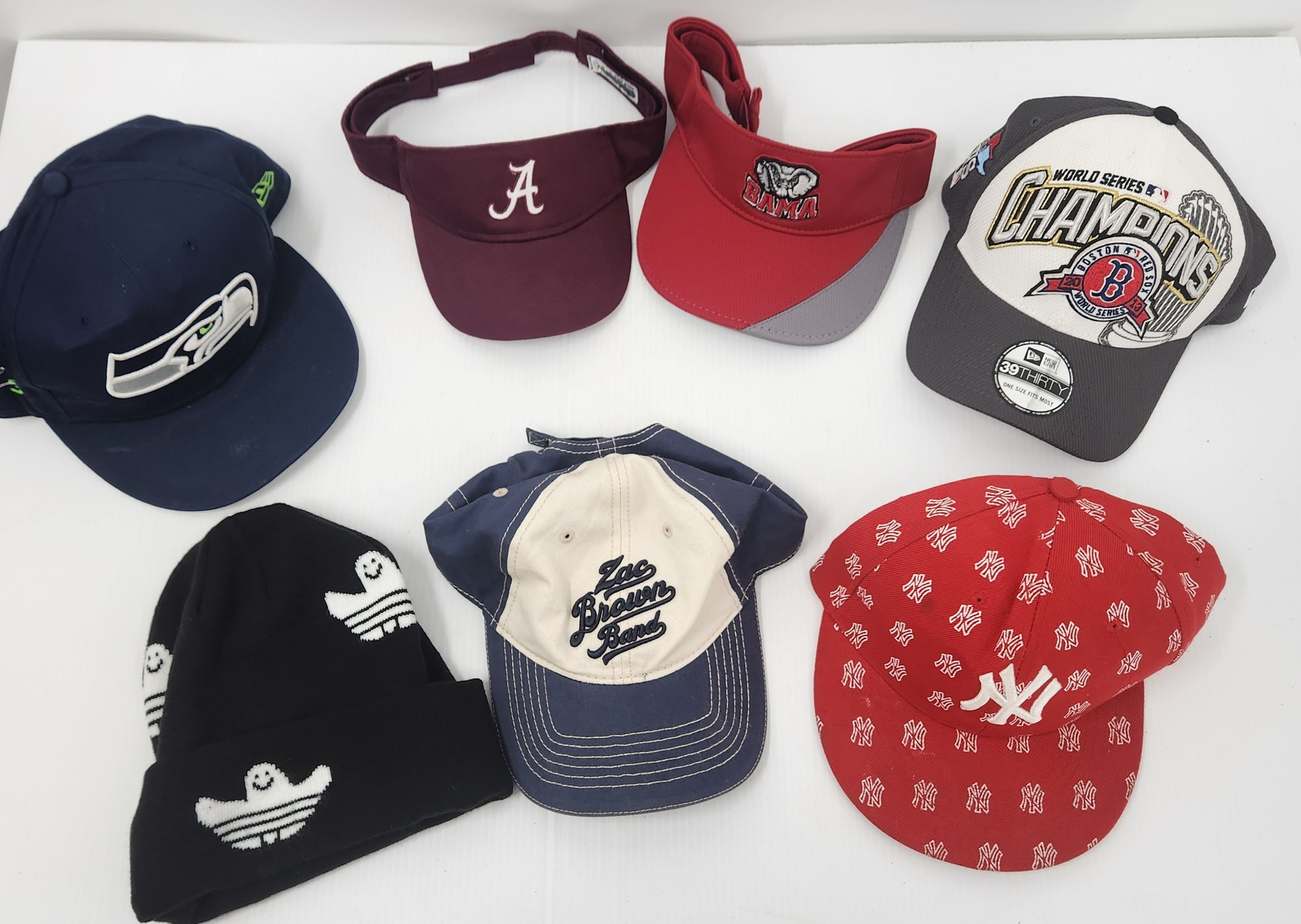 GIANT - 37 Various Baseball Hats Collection Lot - All Sports & Teams ...