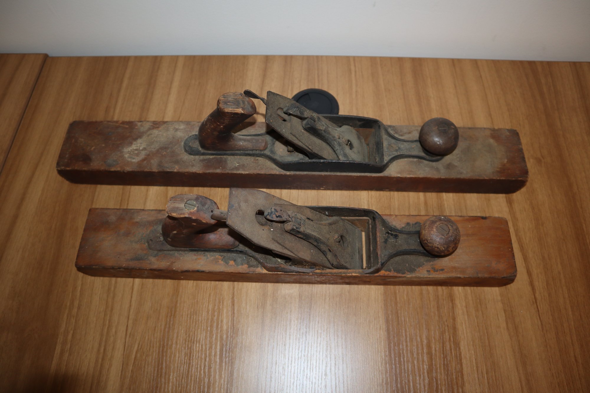 2 - Antique Wood Plane Planer Carpentry Woodworking Tools #1914 ...
