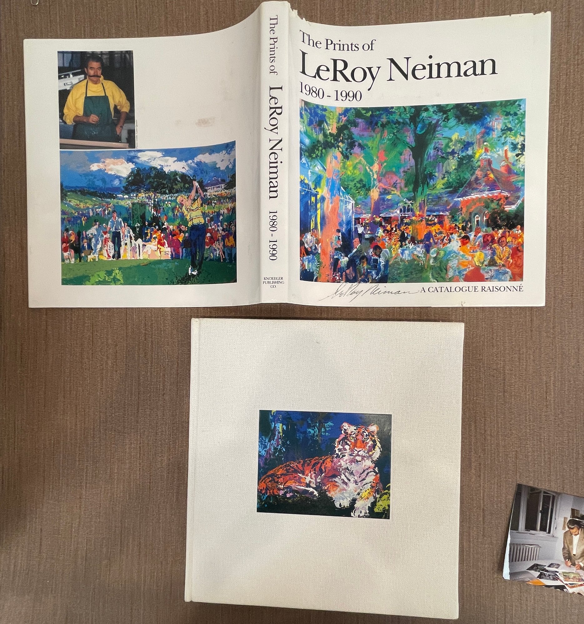 Signed Leroy Neiman The Prints Of Leroy Neiman 1980-1990 Hardcover Book ...