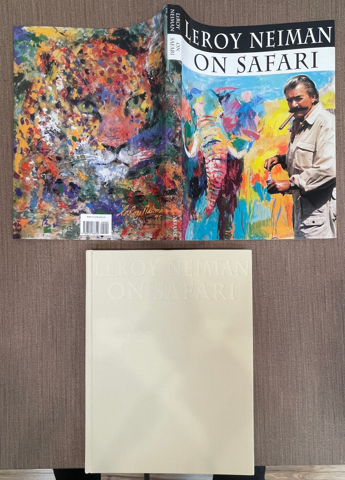 Signed Leroy Neiman On Safari Hardcover Book #7941 | Auctionninja.com