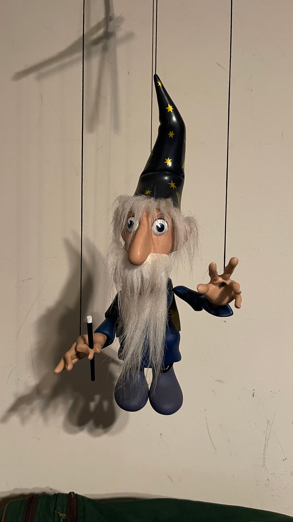 1999 Bozart Darwin The Wizard Toy Marionette Daniel Oates Puppet #1235 ...