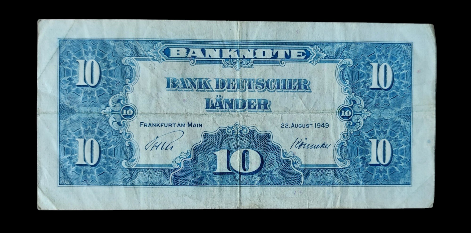 1949 Germany 10 Mark Banknote #2032480 | Auctionninja.com