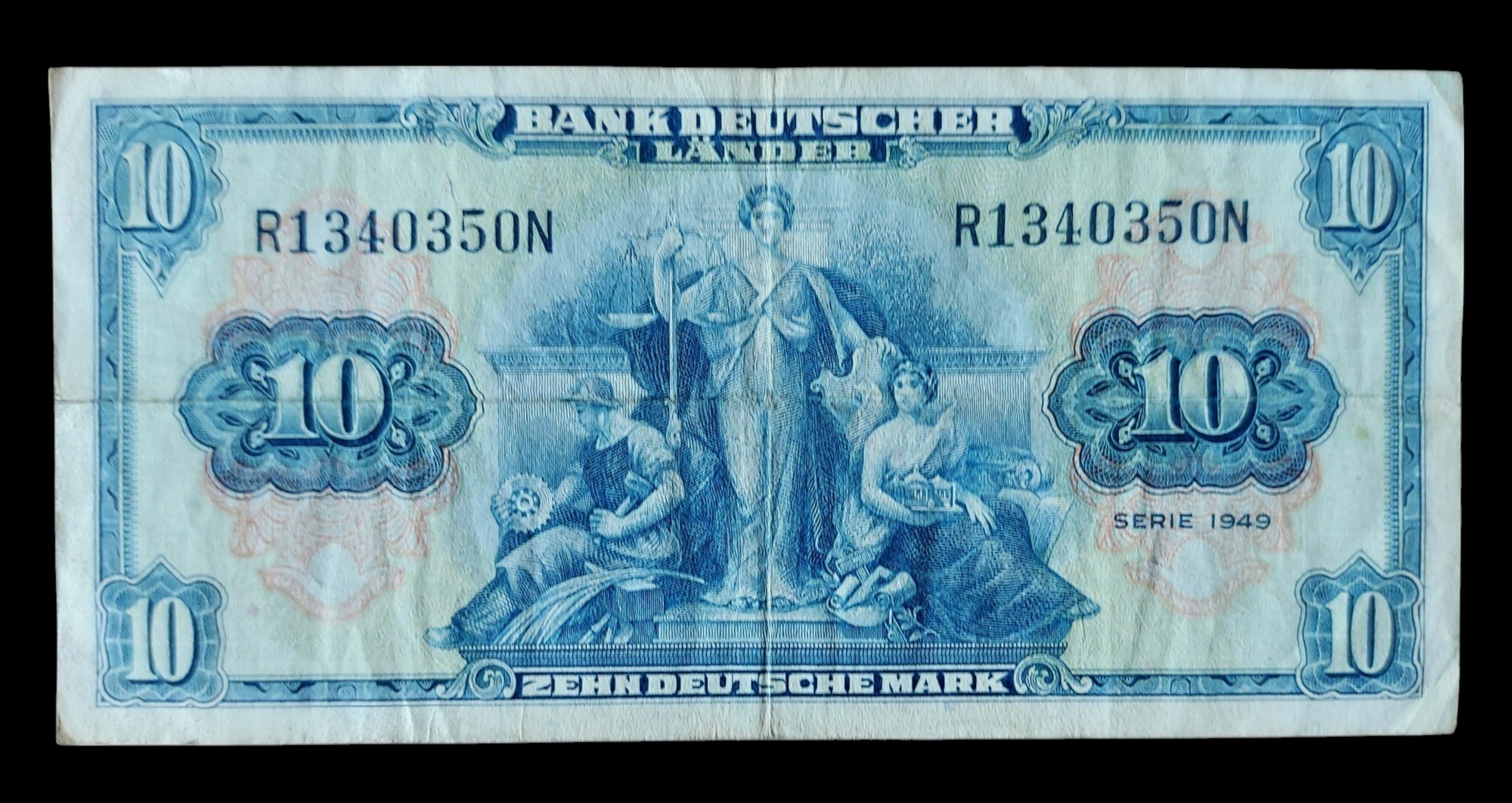 1949 Germany 10 Mark Banknote #2032480 | Auctionninja.com