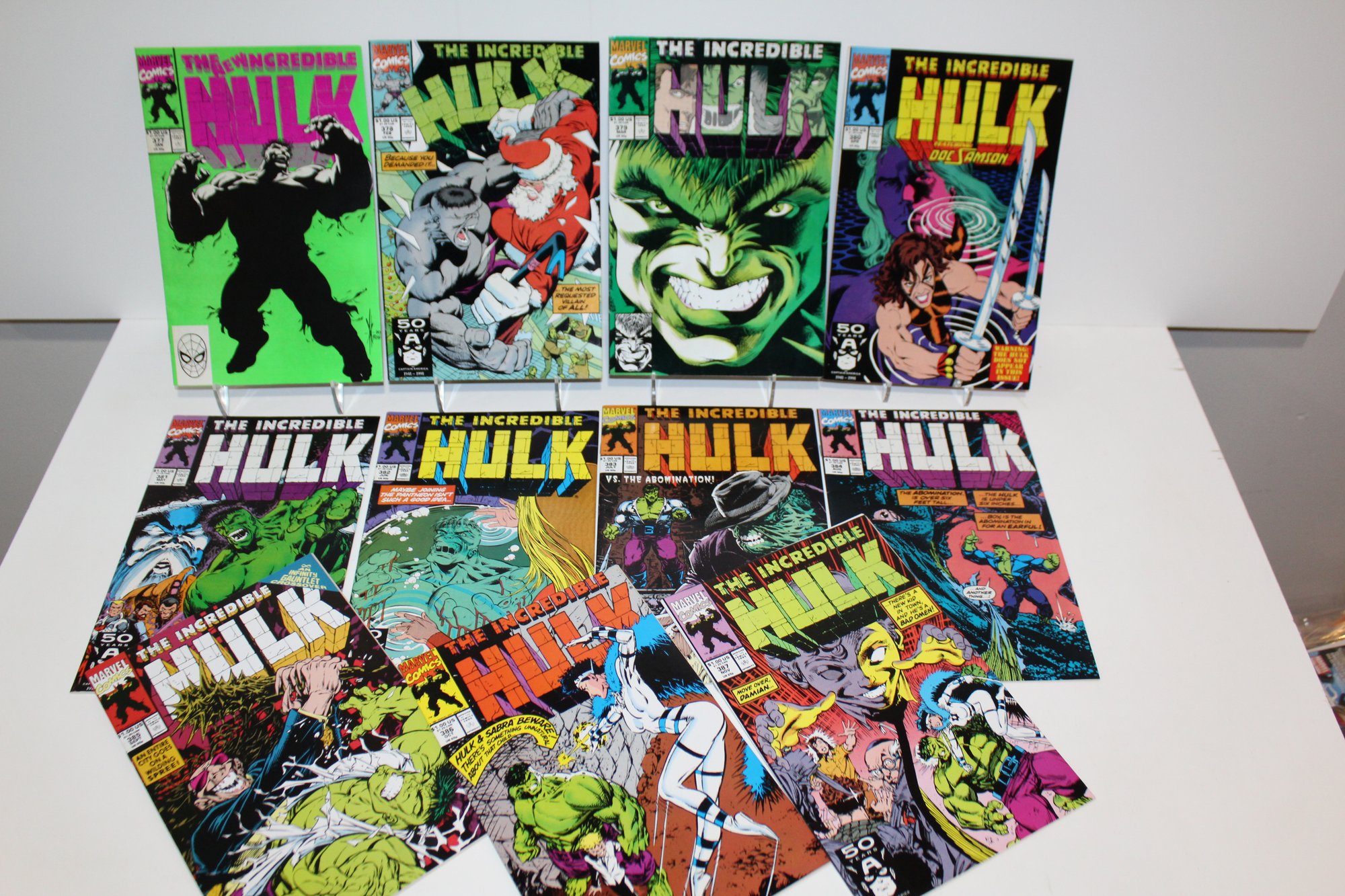 11 Comic Hulk Group #377-#387. Nice Conditions #2034249 | Auctionninja.com