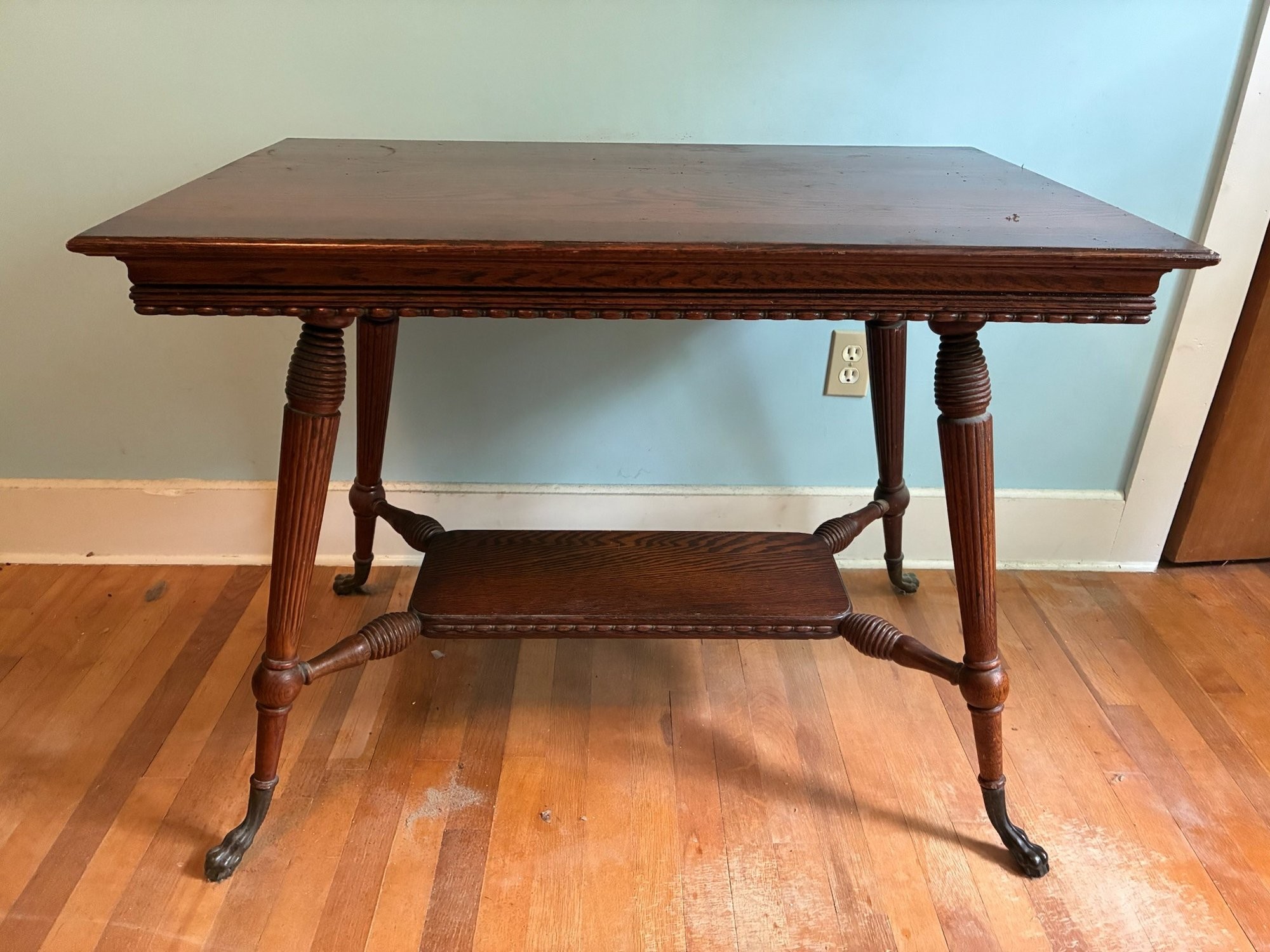 Claw Foot Side Table #2140825 | Auctionninja.com