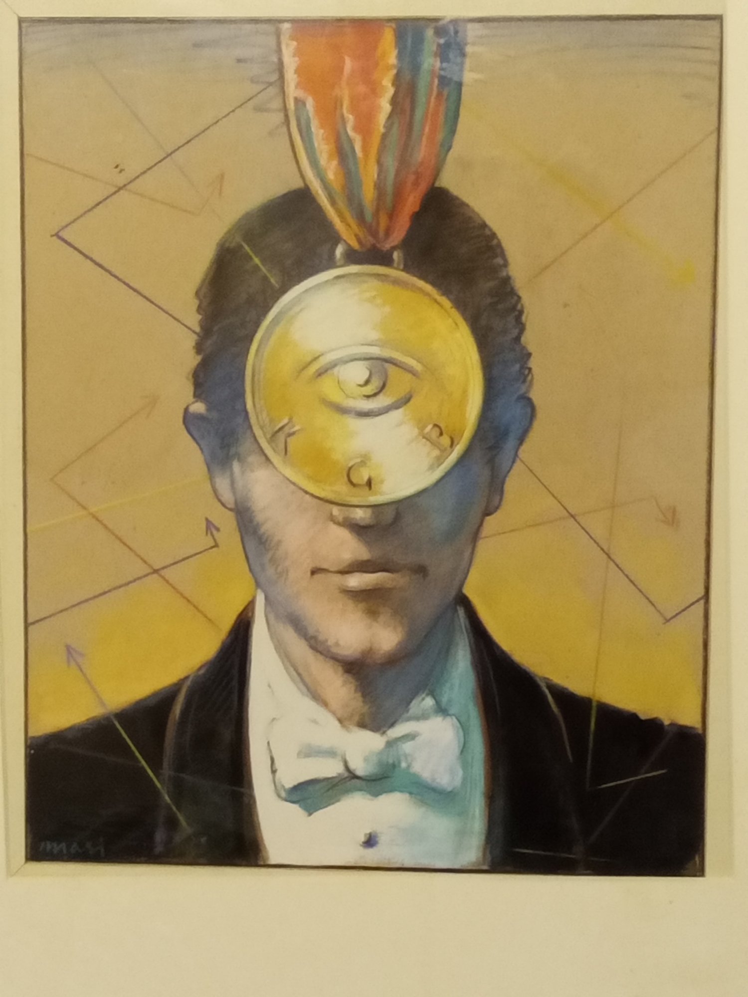VINTAGE MASI PASTEL ON PAPER DRAWING #2086909 | Auctionninja.com