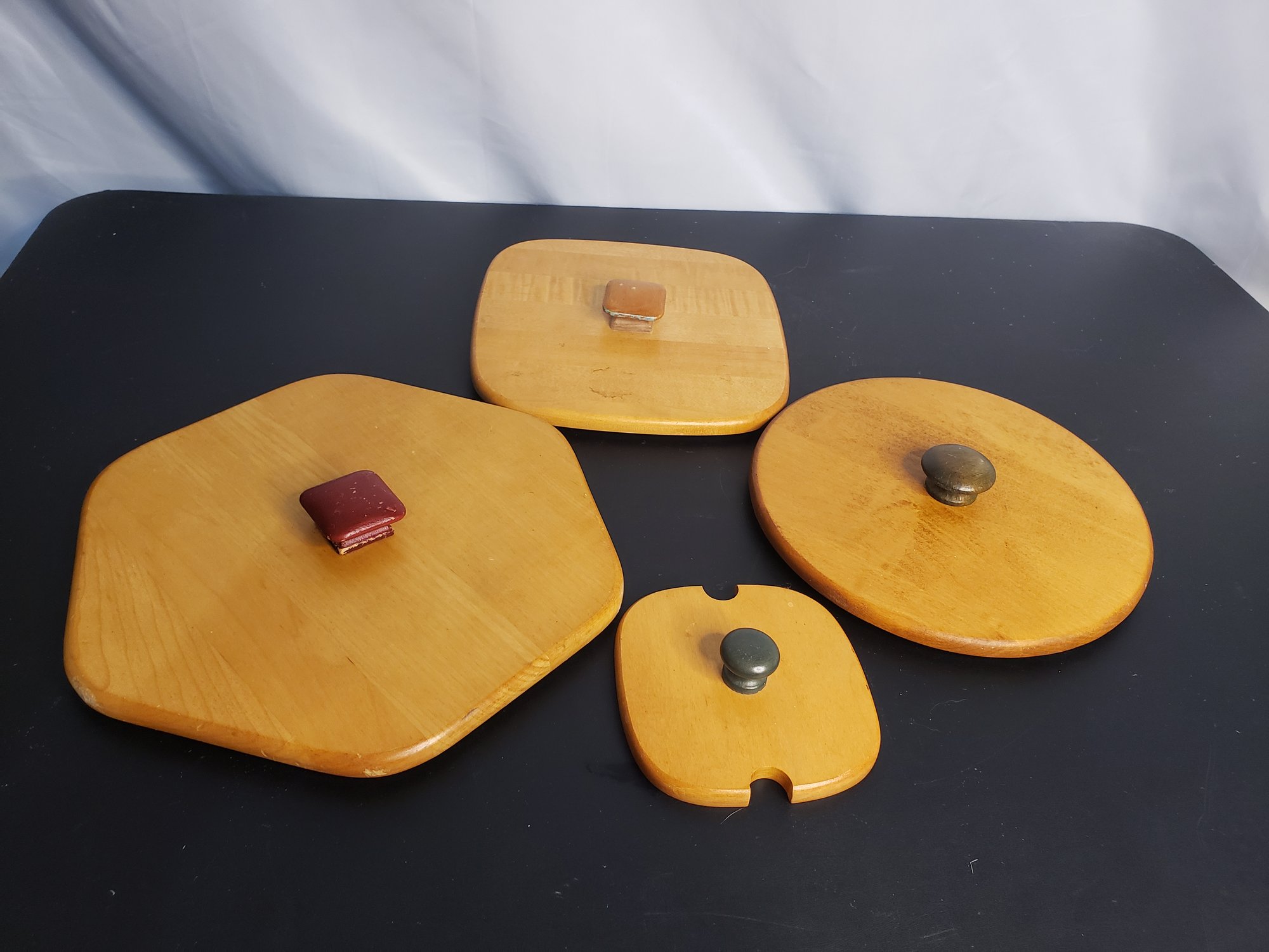 Vintage Assortment Of Longaberger Basket Lids- 4 Pieces #8362 ...
