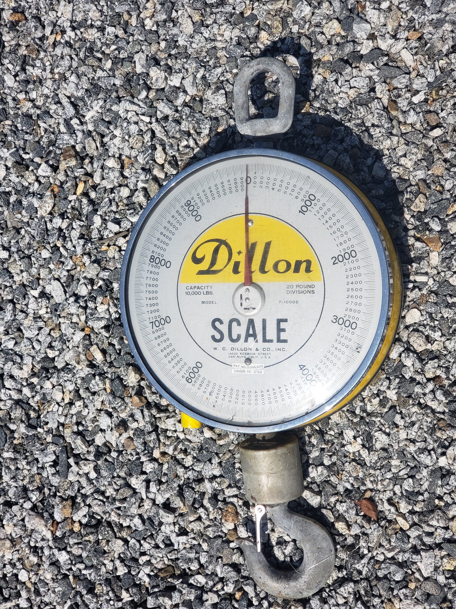 WC DILLON Crane Commercial Scale Model P -10,000 #10543 | Auctionninja.com