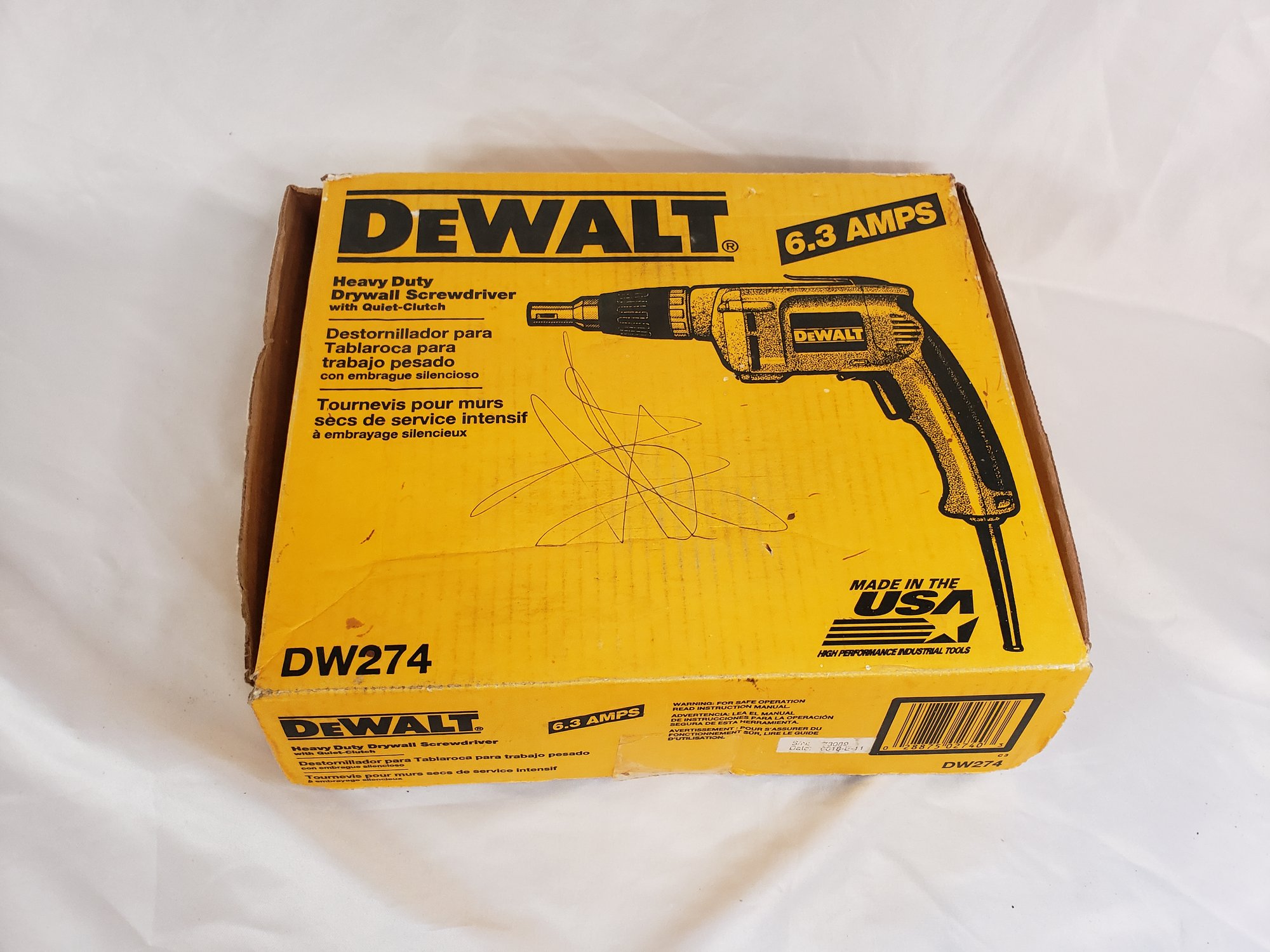 Dewalt DW274 Drywall Screwdriver Screw Gun #12438 | Auctionninja.com