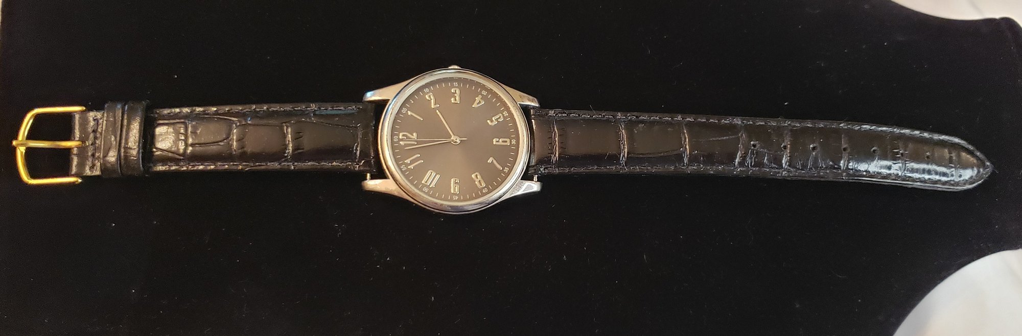 Mens Stainless Steel FMD Watch With Leather Band - Japan Movement ...