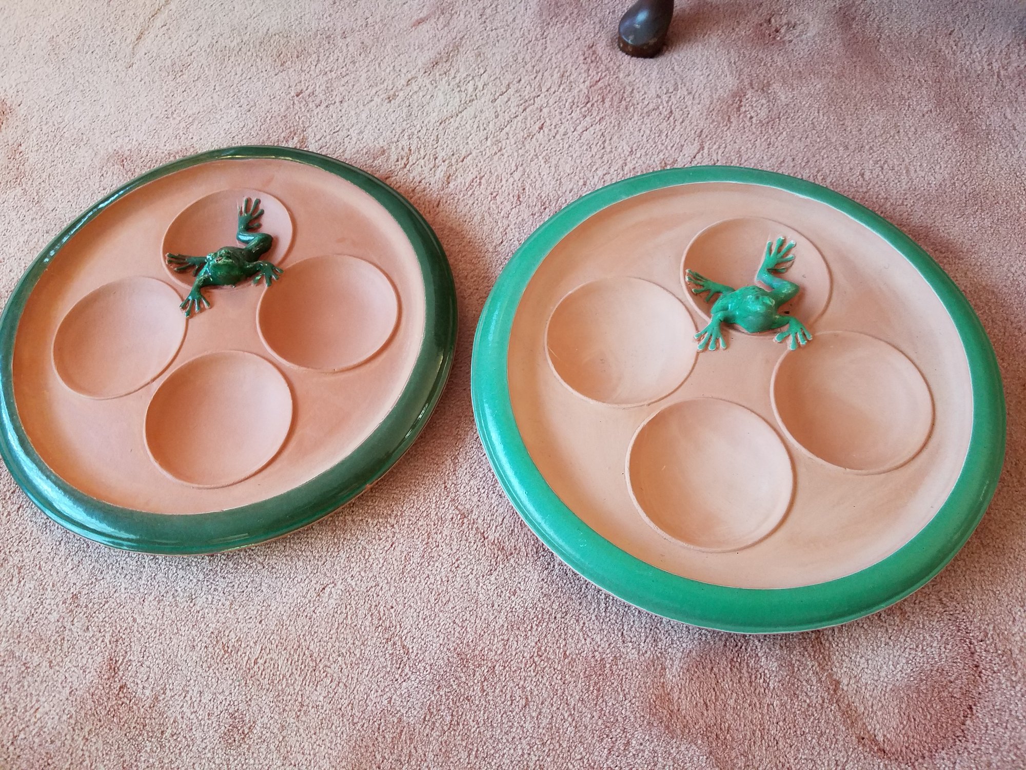 Pair Of Clay Pottery Pieces From Bennington Pottery - 15" #18742 ...