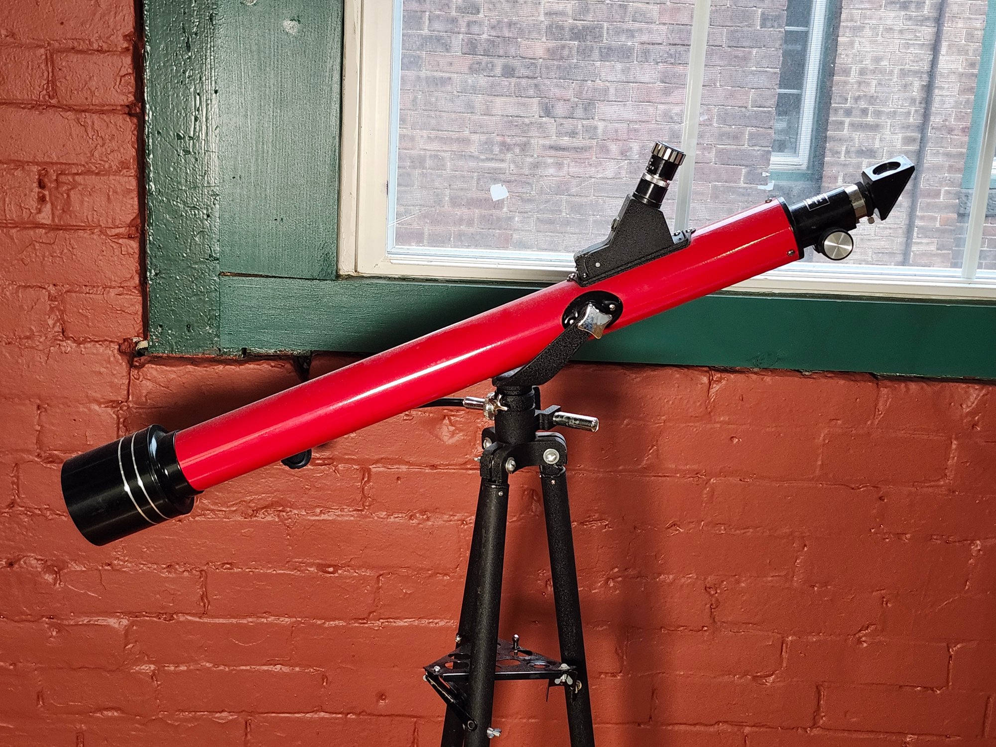 Red Tasco Telescope With Extra Lenses & Instructions #2052156 ...