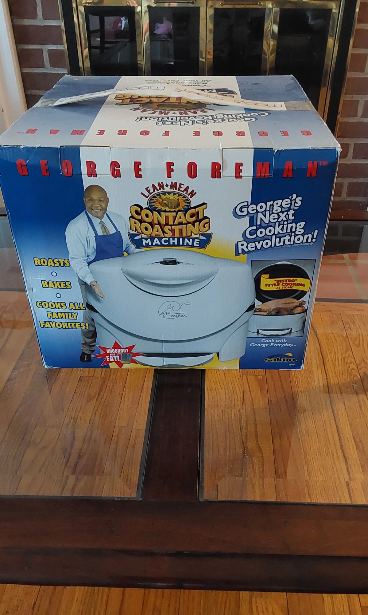 NEW IN BOX GEORGE FOREMAN LEAN MEAN CONTACT ROASTING MACHINE #2089722 ...
