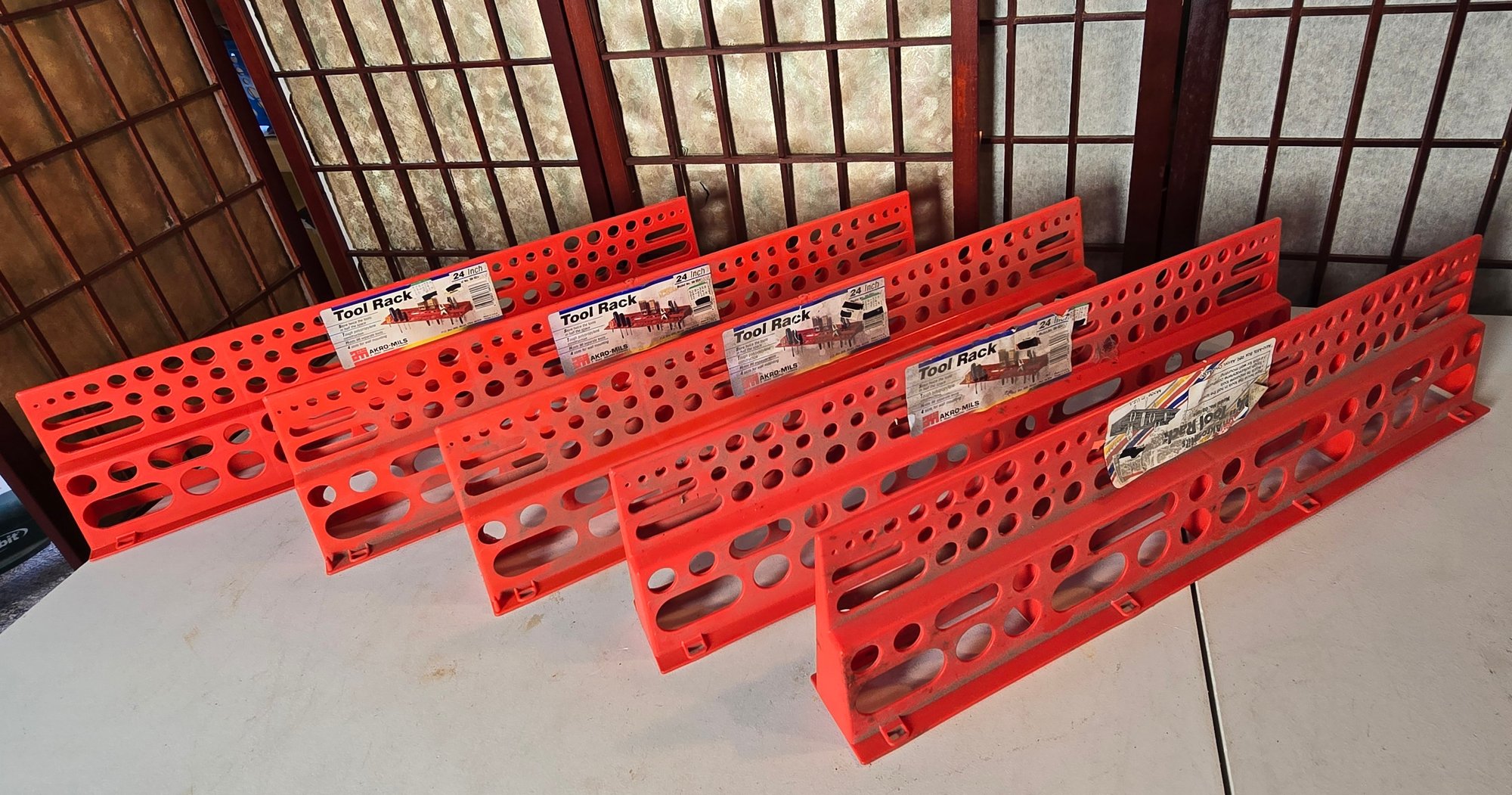 2 New Akro-Mils 24 Tool Rack Organizer 08-024 - HOLDS 96 TOOLS #2088445 ...