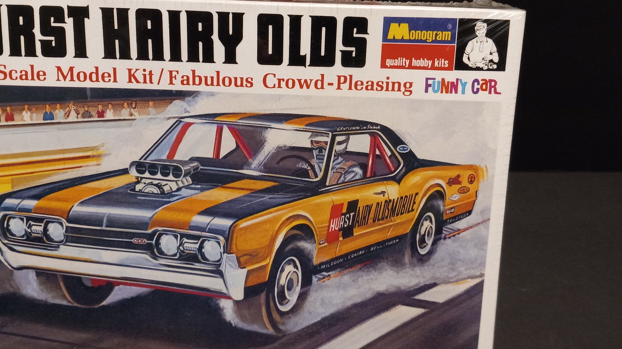 SEALED 1/24 Hurst Hairy Olds Funny Car Model Kit #2227806 ...