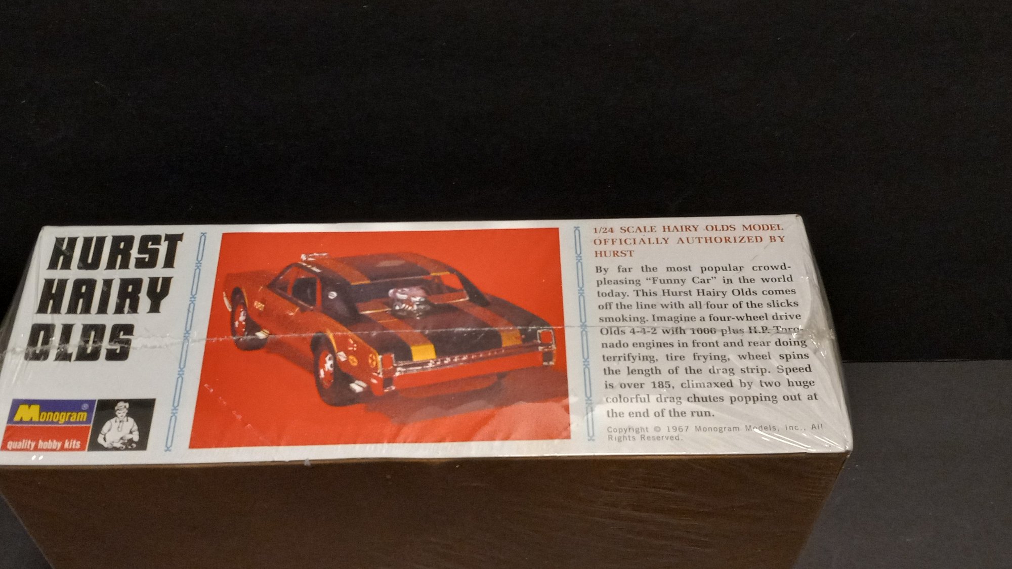 SEALED 1/24 Hurst Hairy Olds Funny Car Model Kit #2227806 ...