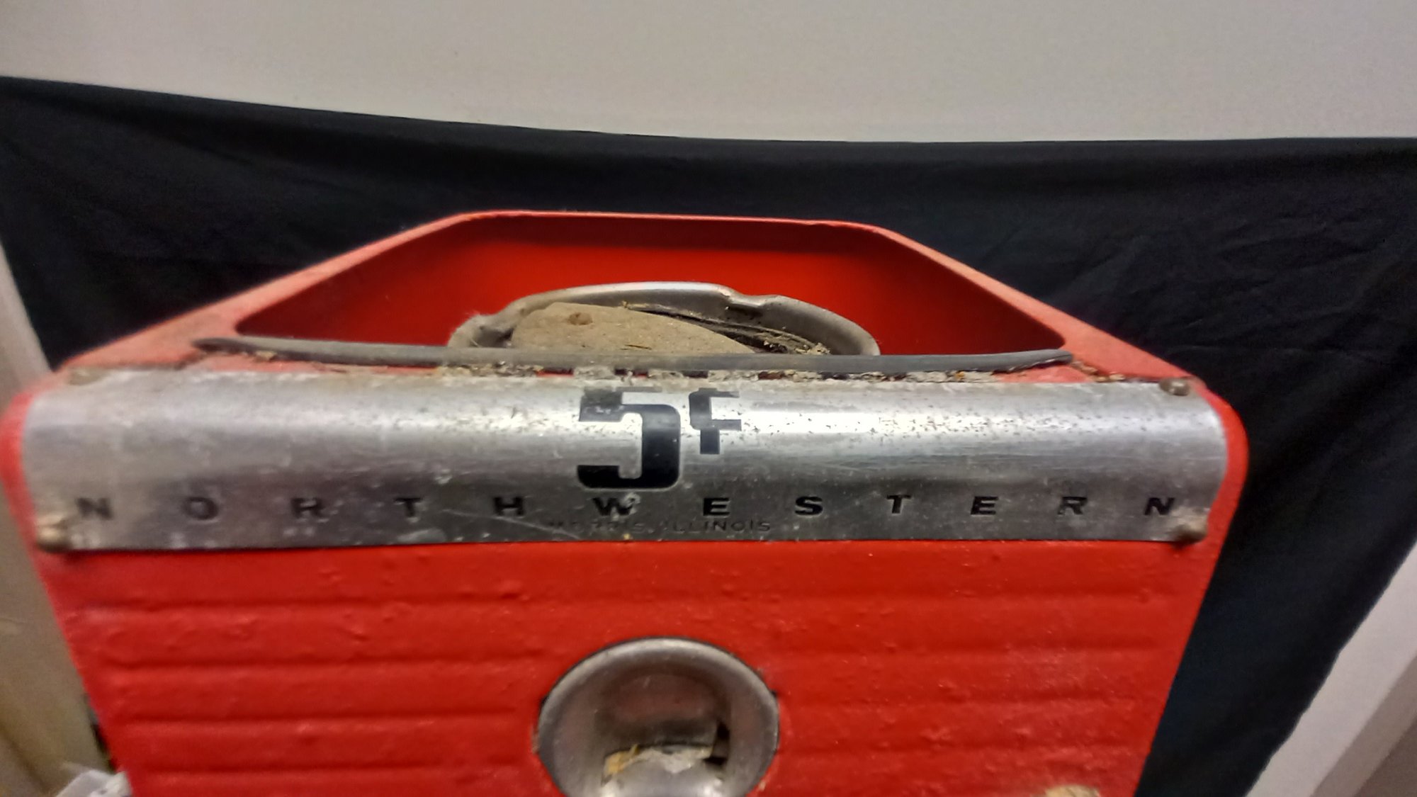 Old Steel North Western 5 Cent Gumball Vending Machine #2227846 ...