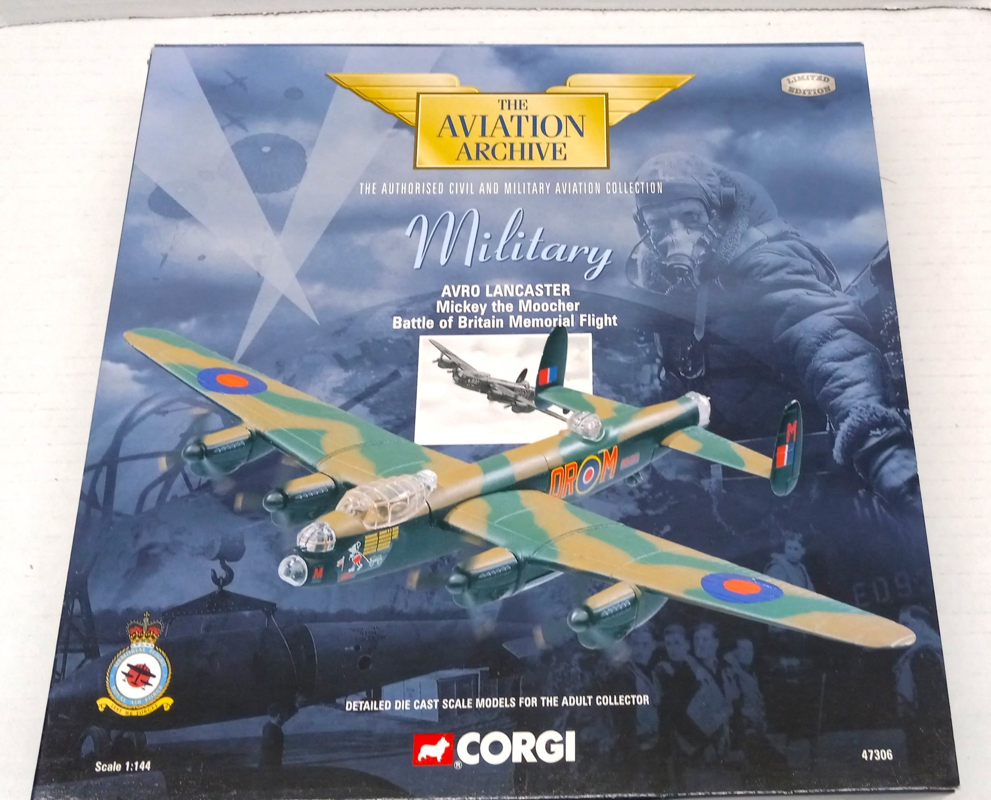 Large Corgi WW2 Diecast Avro Lancaster War Plane #2234780 ...