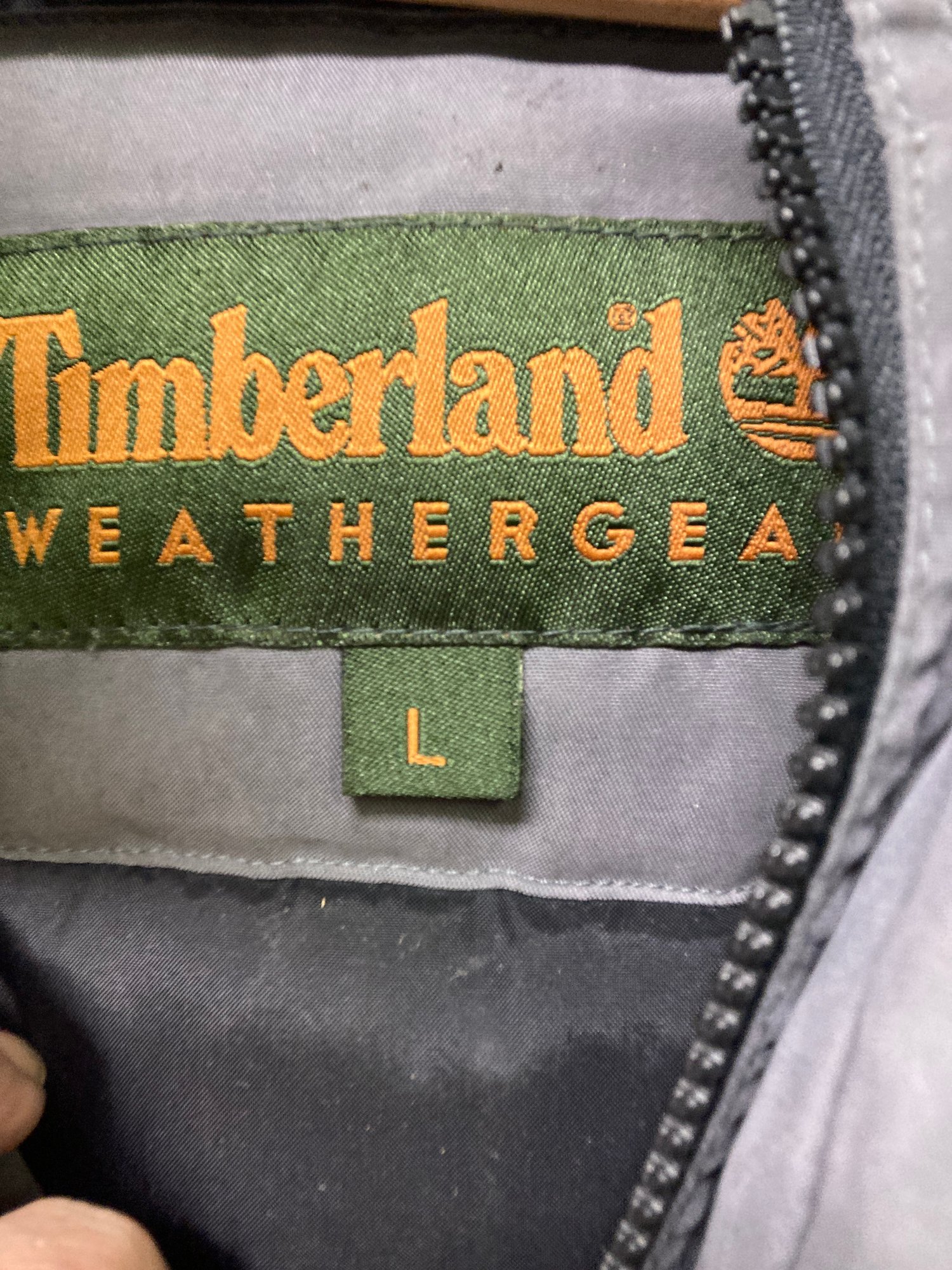 Timberland Gray Hooded Down Jacket New With Tags Men Size Large ...