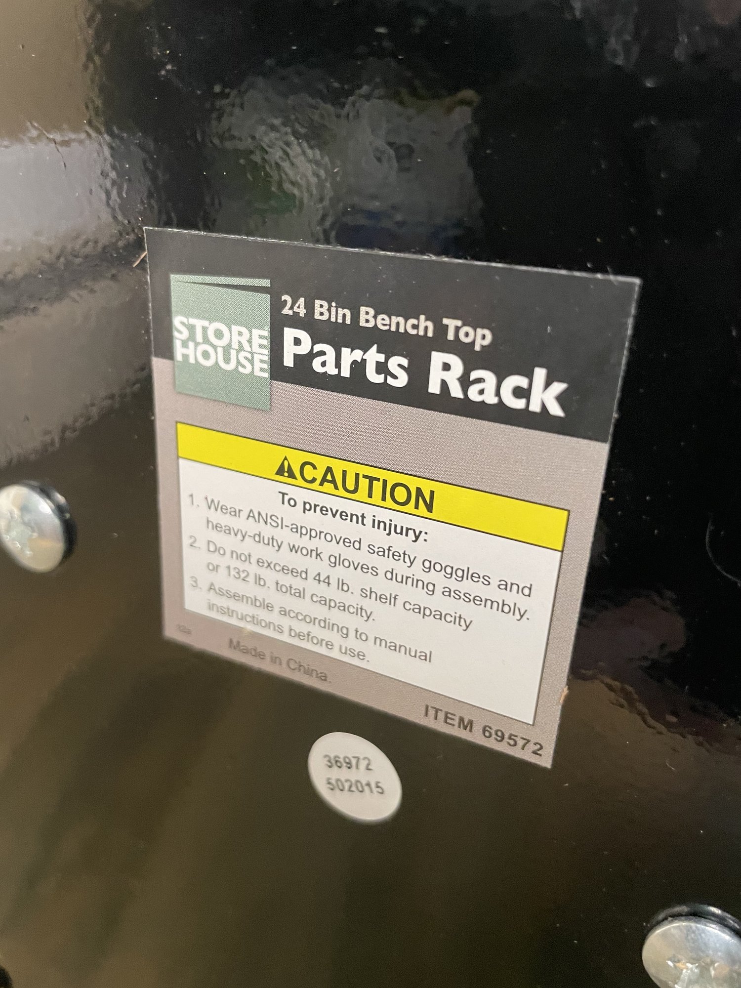 Store House 24 Bin Bench Top Parts Rack #2185607 | Auctionninja.com