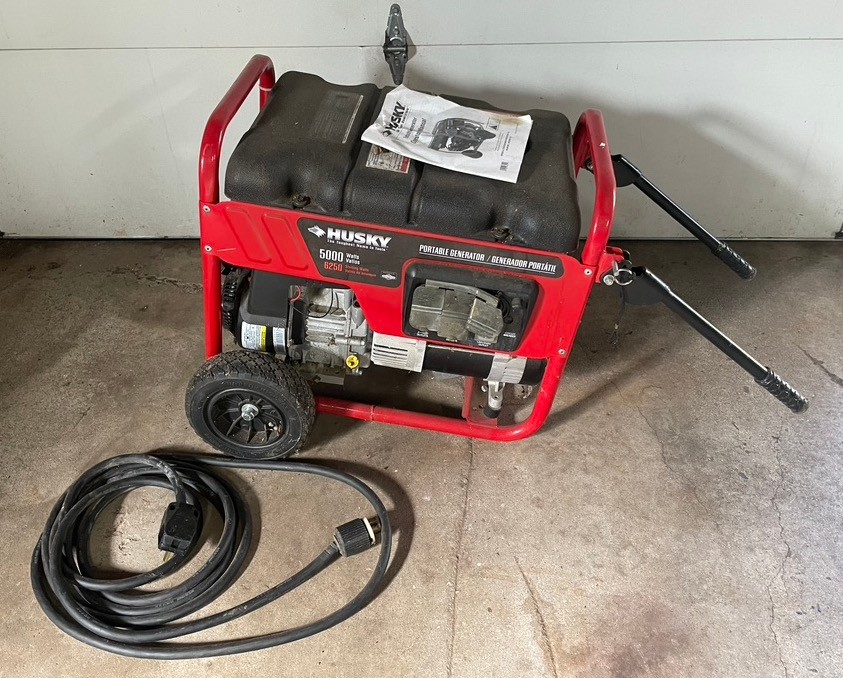 Husky Portable Generator Unit #2185597 | Auctionninja.com