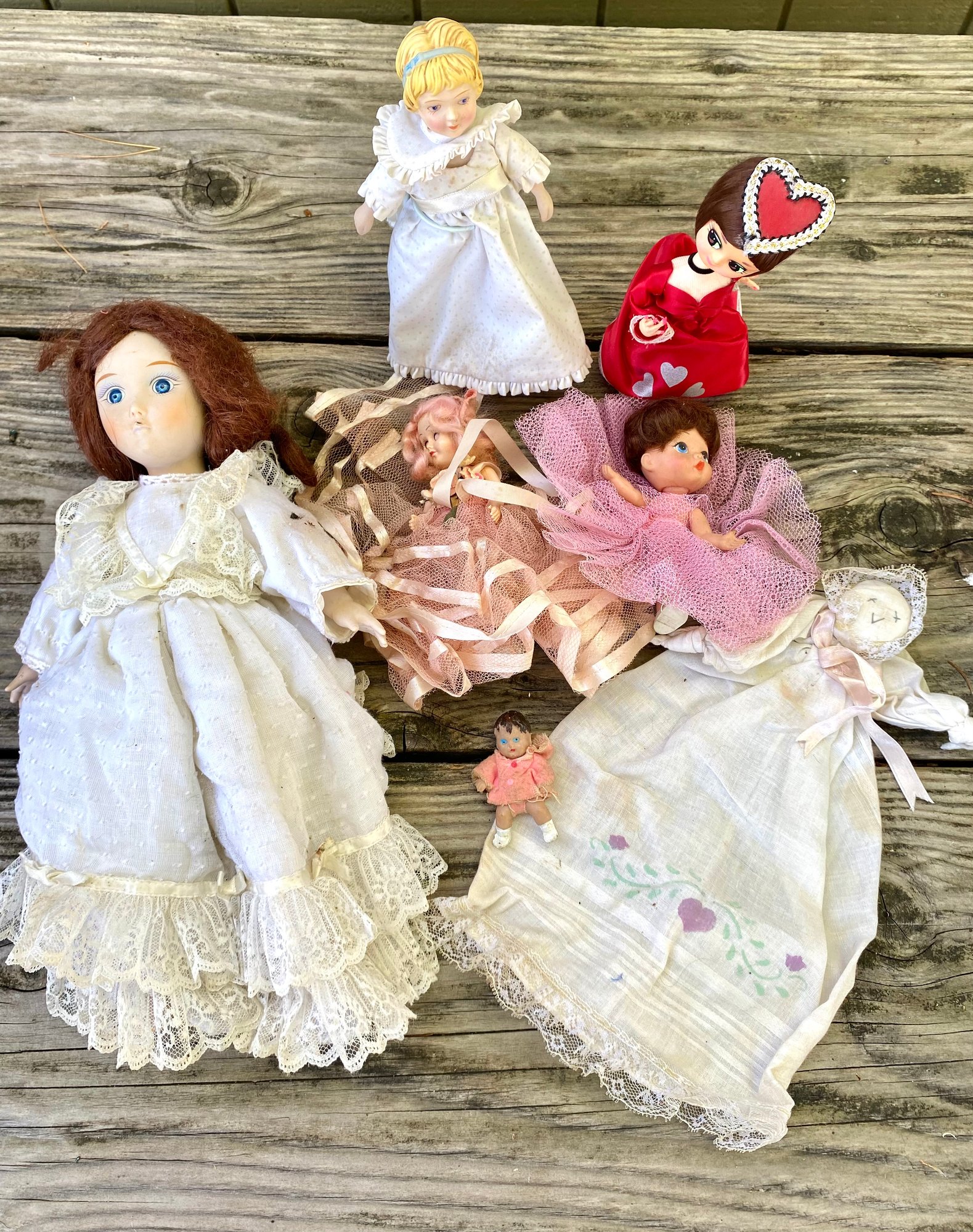 Lot Of Small Vintage Dolls #13144 | Auctionninja.com