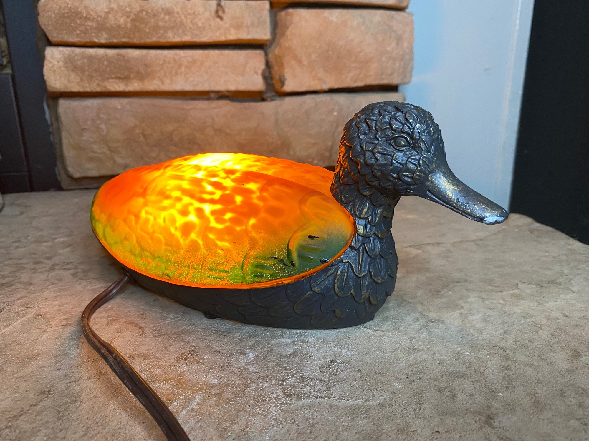 Vintage Mallard Duck Night Light Lamp- Works #2192899 | Auctionninja.com